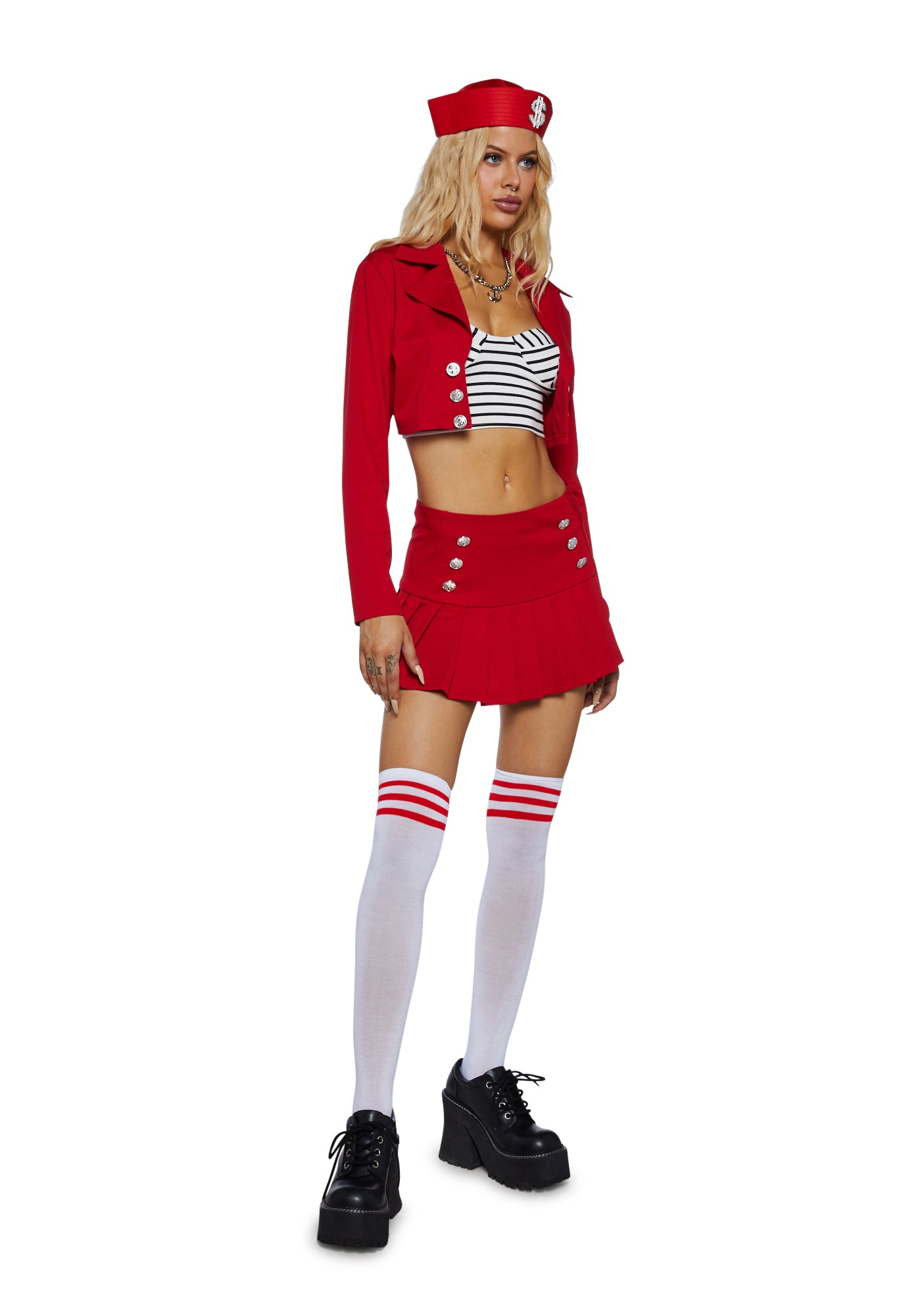 Trickz N' Treatz Amber Clueless Ambular Costume Set - Red – Dolls Kill