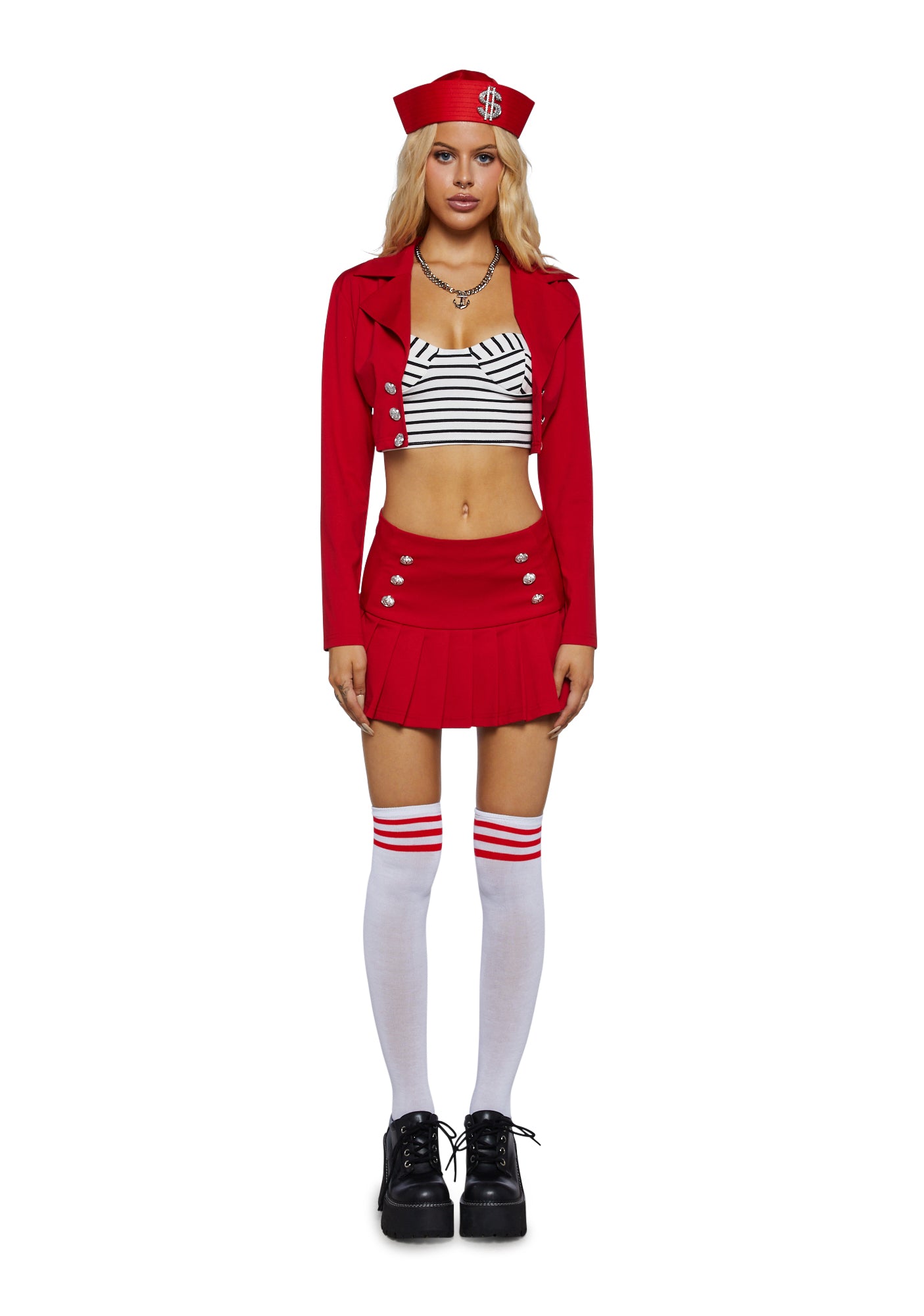 Trickz N' Treatz Amber Clueless Ambular Costume Set - Red – Dolls Kill