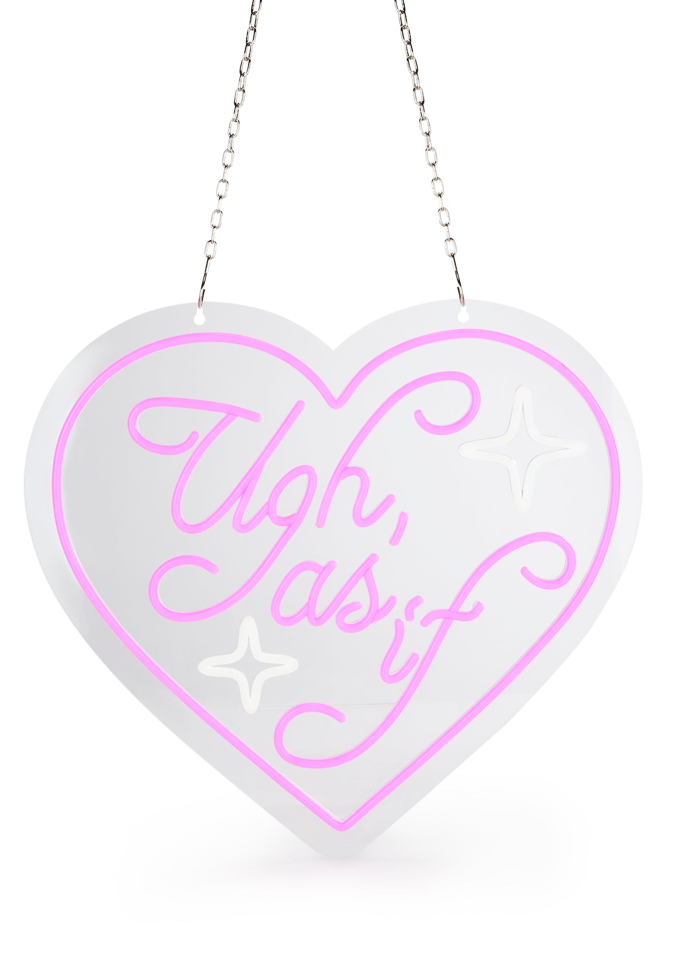 Dollskill x Clueless As If Neon Sign - Pink – Dolls Kill