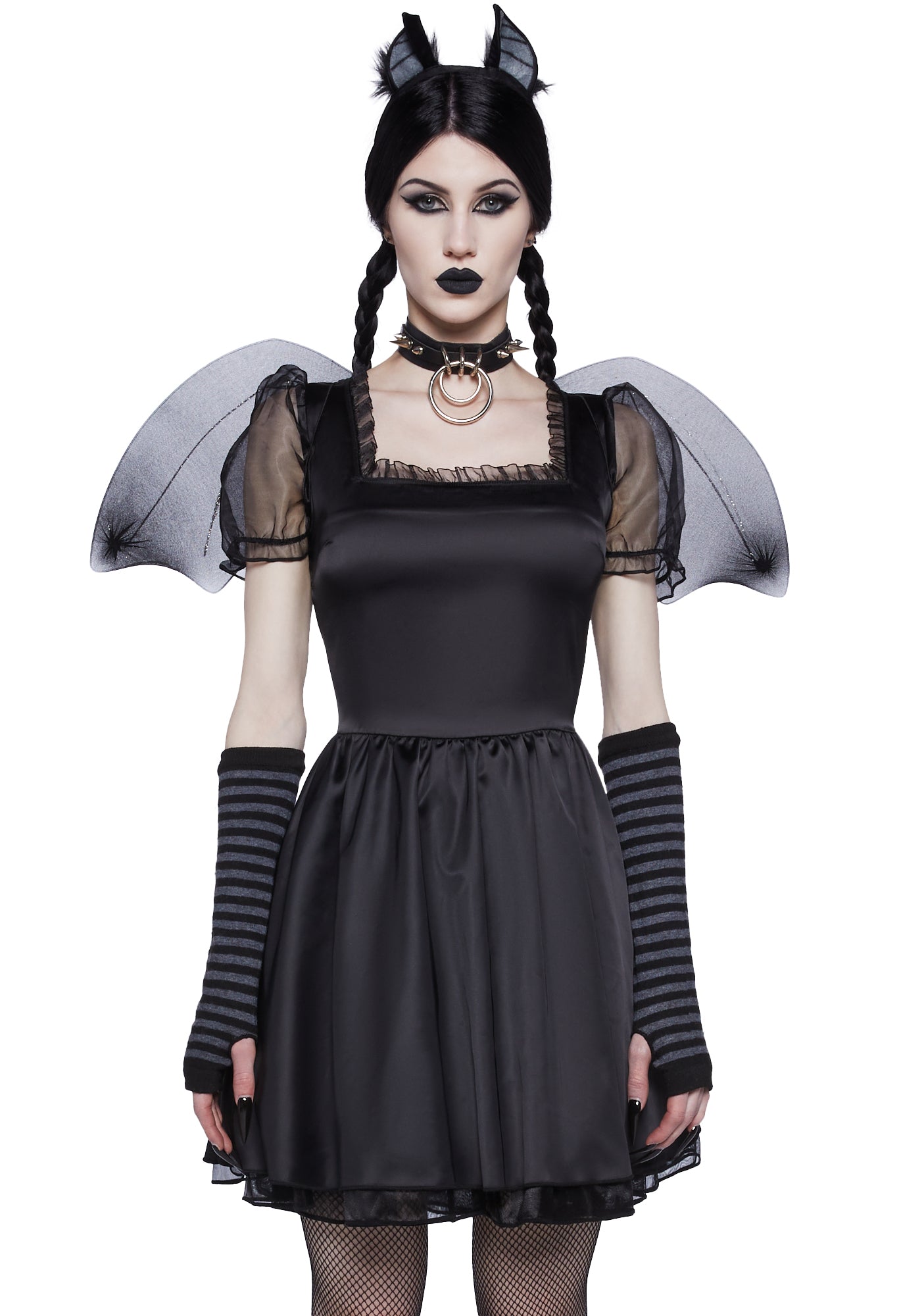 Trickz N' Treatz Bat Costume Set - Black – Dolls Kill