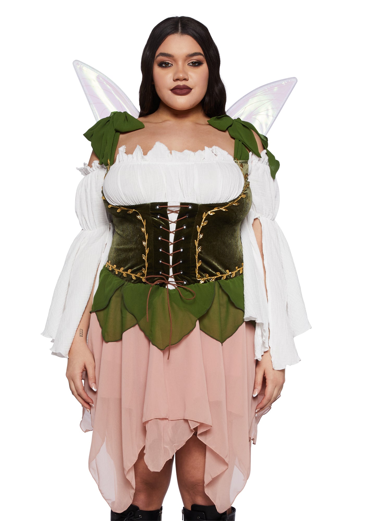 Medieval Fairy Sexy Womens Halloween Costume Pixie Sprite Costume Set ...
