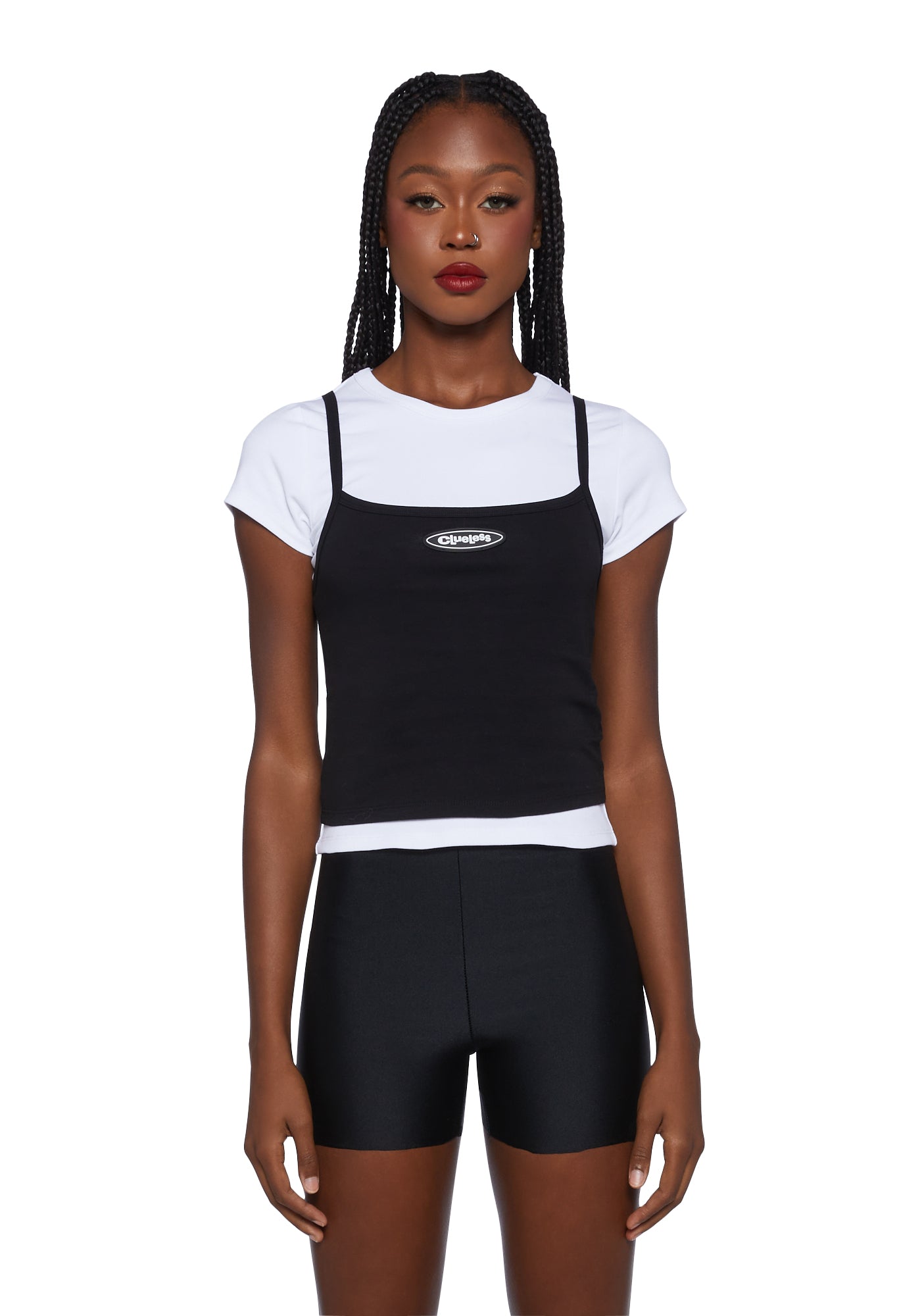 Dolls Kill x Clueless 2 in 1 Clueless Patch Tank - Multi