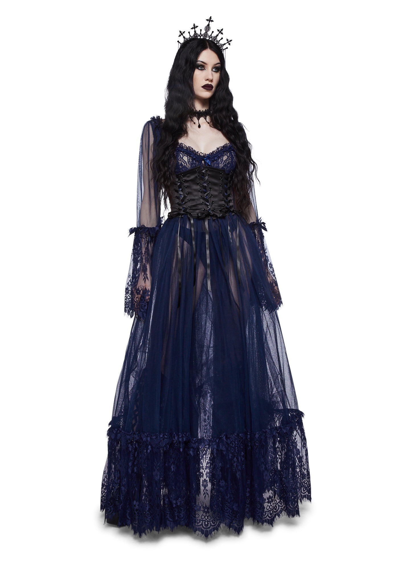Blue Gothic Dresses