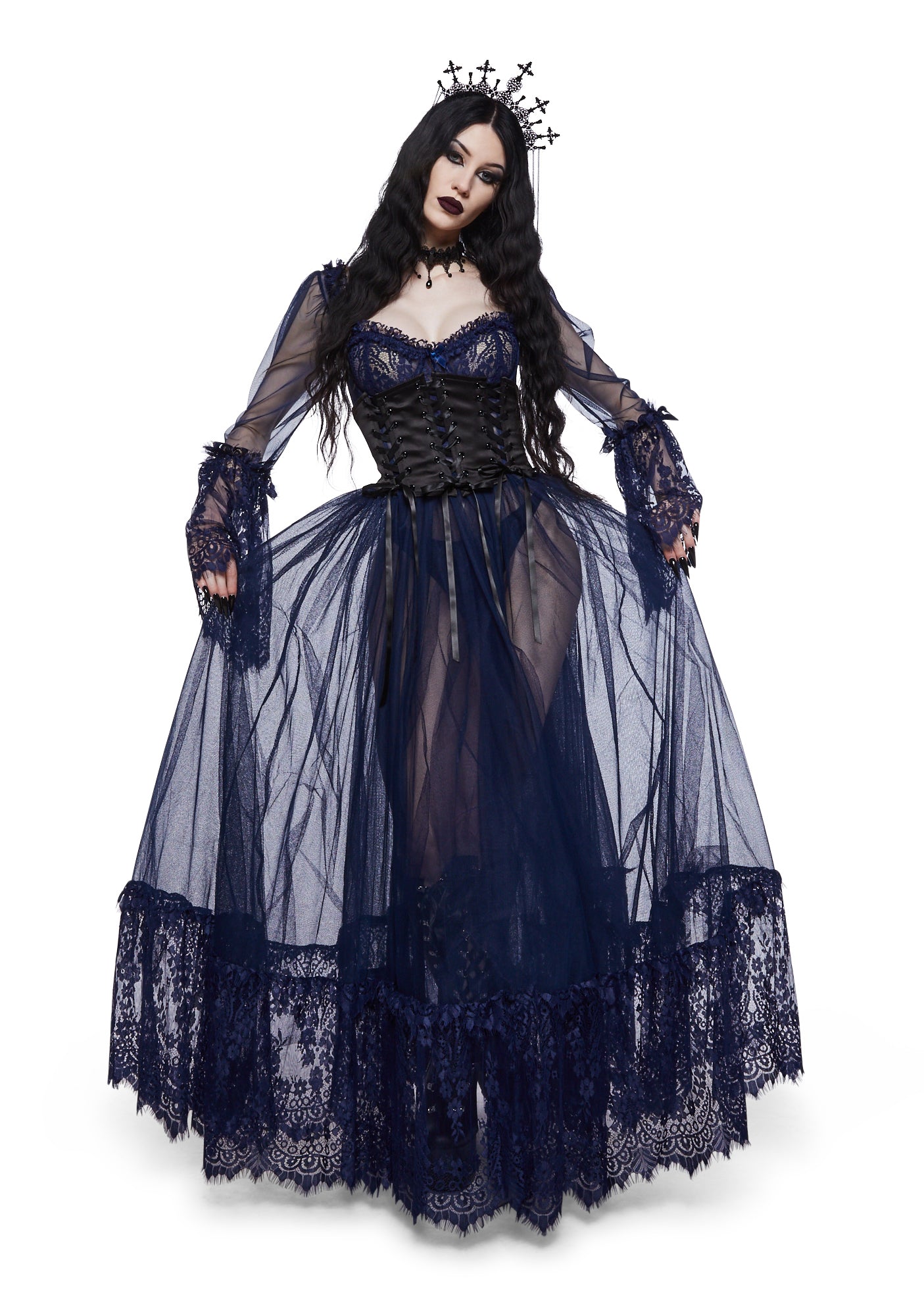 Blue Gothic Dresses