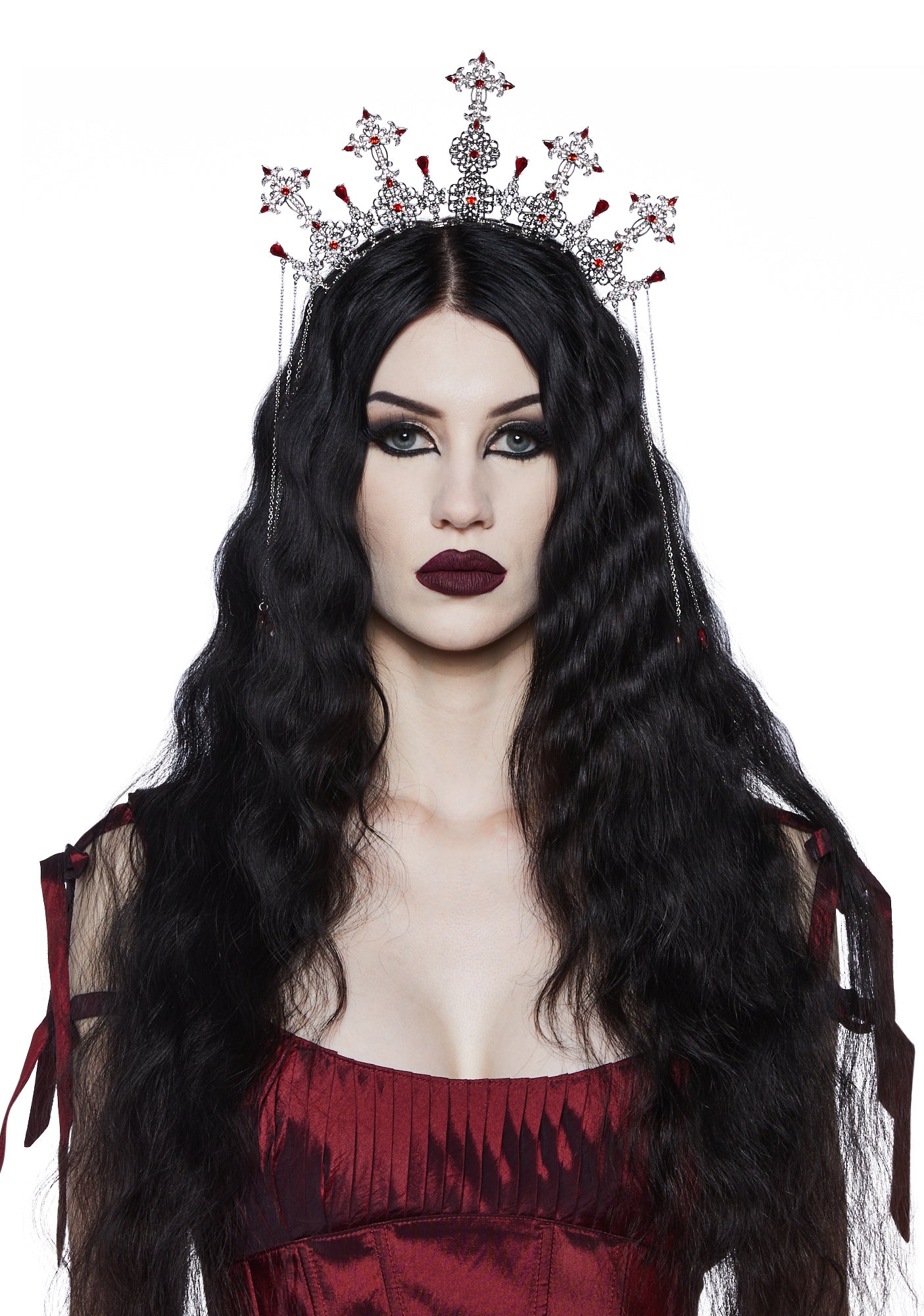 Unholy Cross Crown- Silver – Dolls Kill