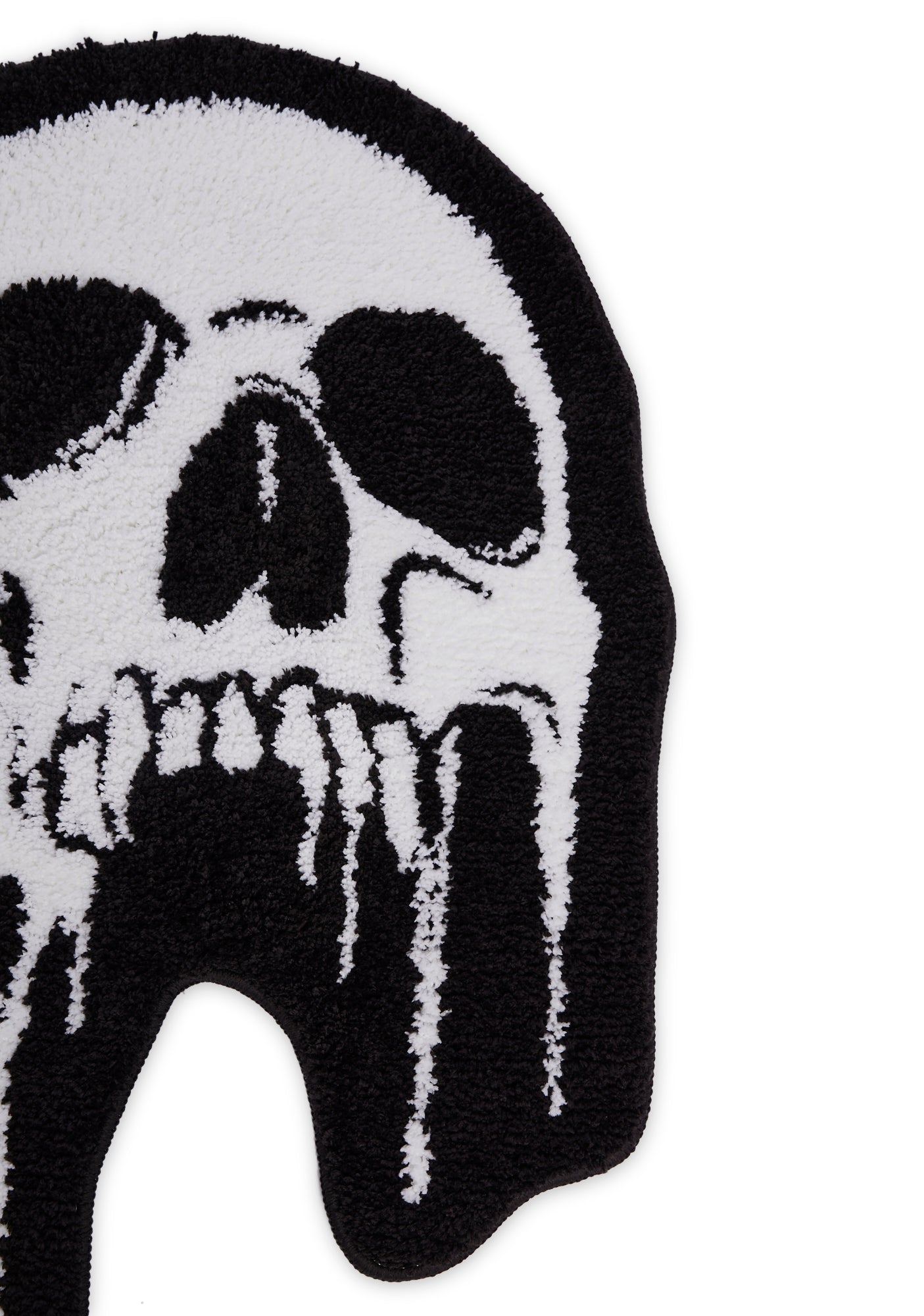 Dolls Home Dripping Skull Doormat - Black/White – Dolls Kill