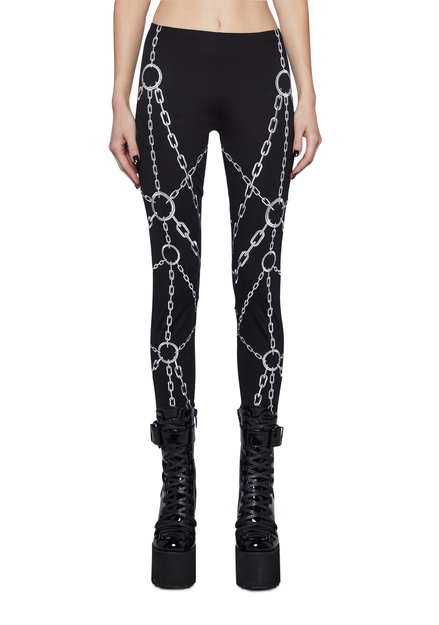 Widow Chain Skinny Pants – Dolls Kill