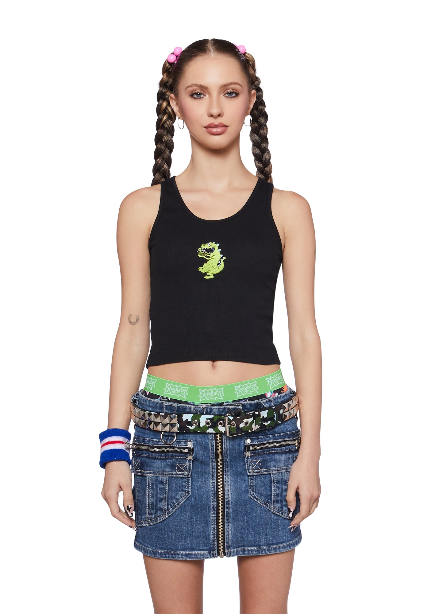 Dolls Kill x Rugrats Tank Top- Black