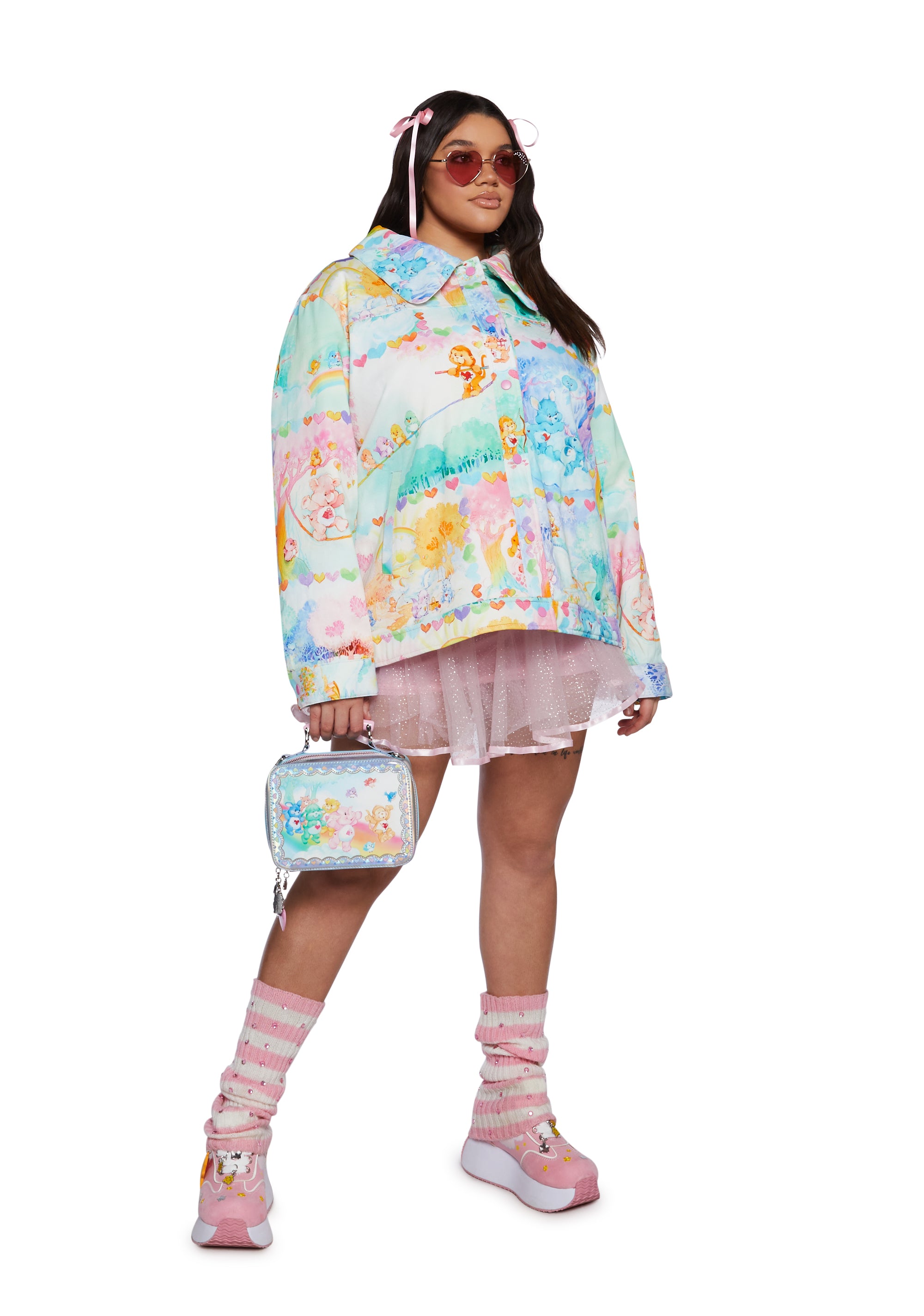Plus Size Dolls Kill X Care Bears Corduroy Embroidered