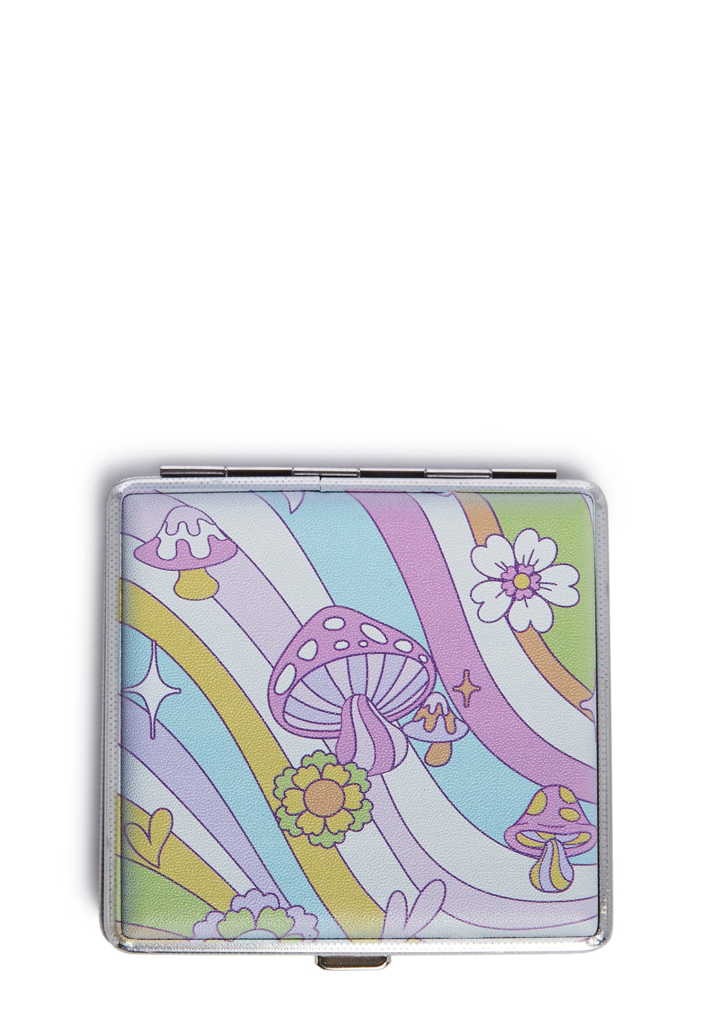 Dolls Home Trippy Floral Mushroom Stash Case - Multi – Dolls Kill