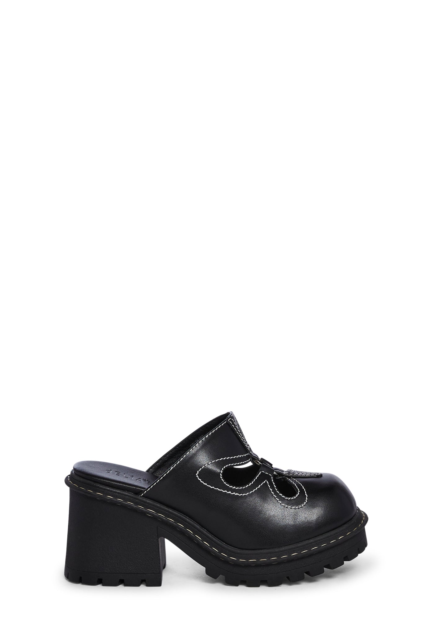 dELiA*s by Dolls Kill Platform Mules- Black