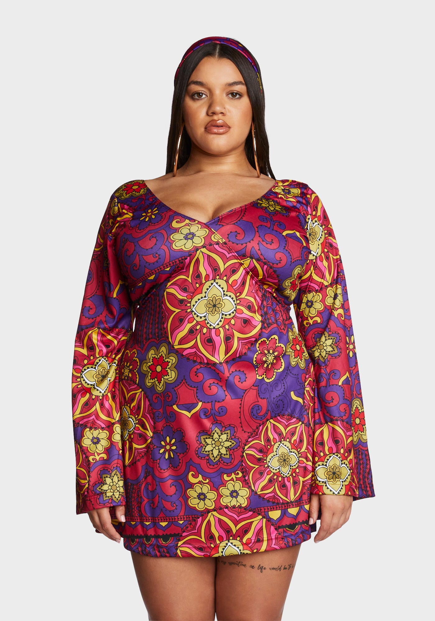 Plus Size Hippie Costume Set - Multi – Dolls Kill