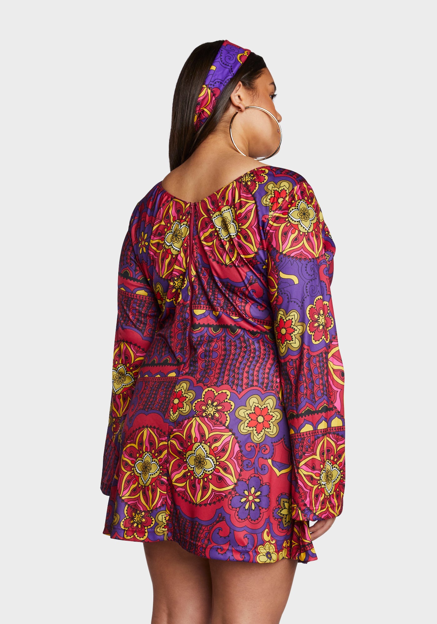 Plus Size Hippie Costume Set - Multi – Dolls Kill