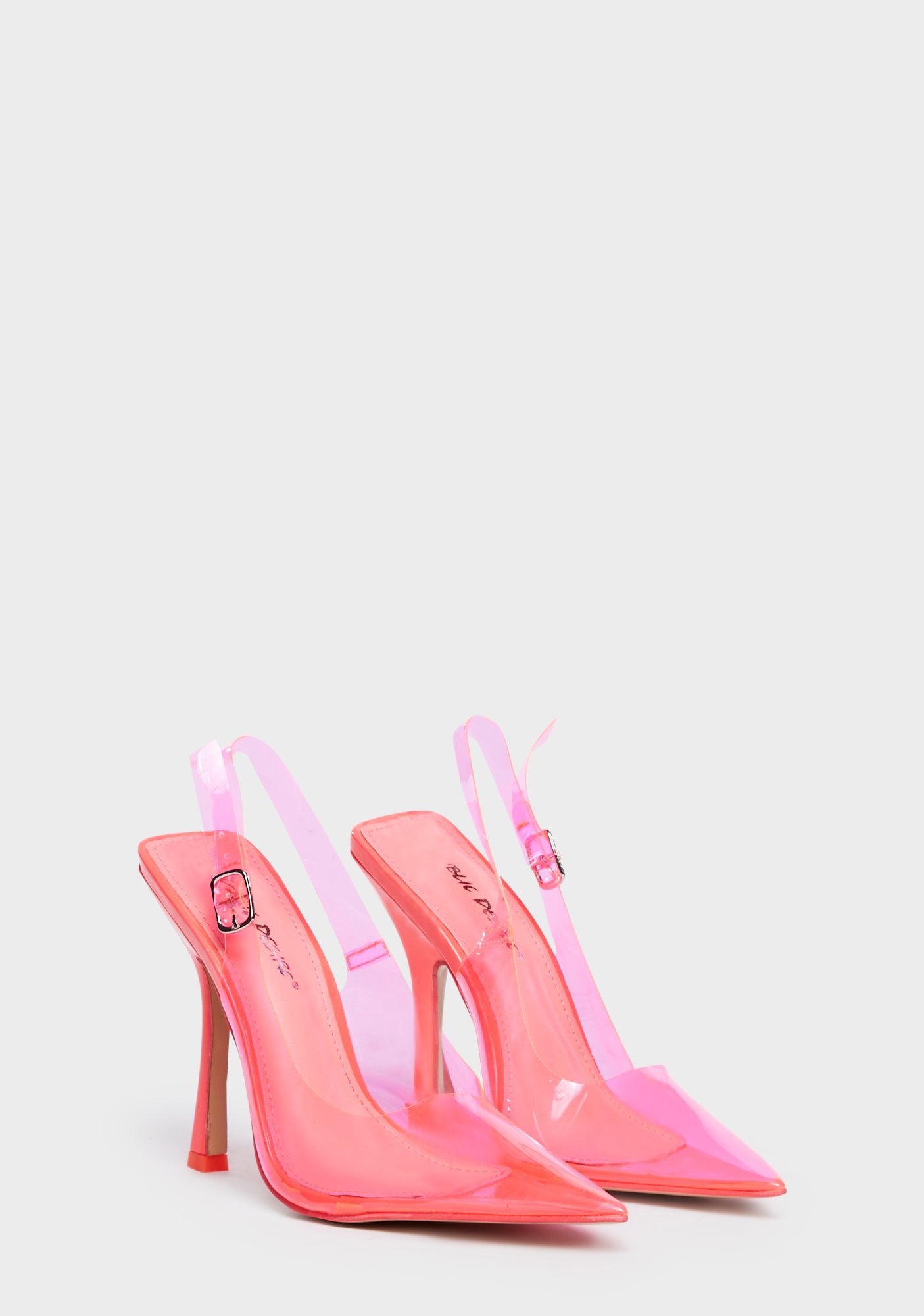 Infinity Pointed Toe Heels - Pink – Dolls Kill