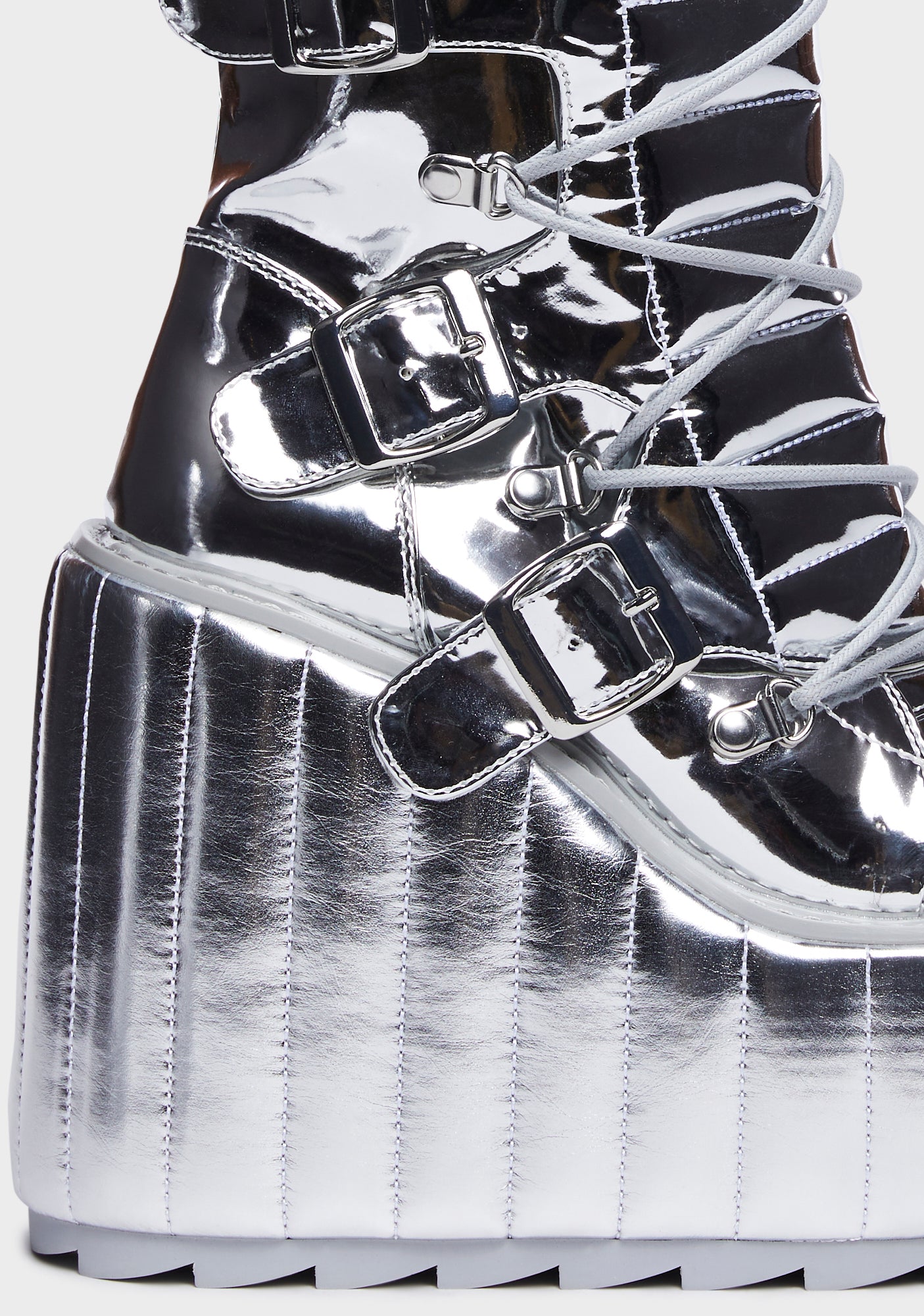 Silver Leather Boots Wellies Hunter Original Tall Silver Figure Haikyuu