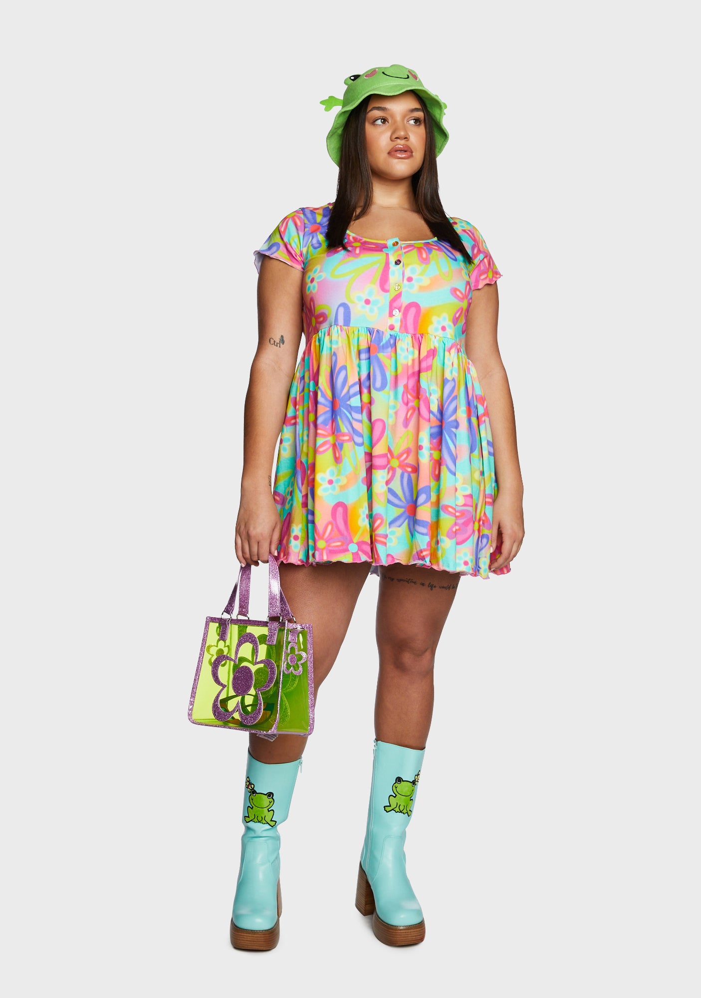 Plus Daydreamers Only Babydoll Dress – Dolls Kill