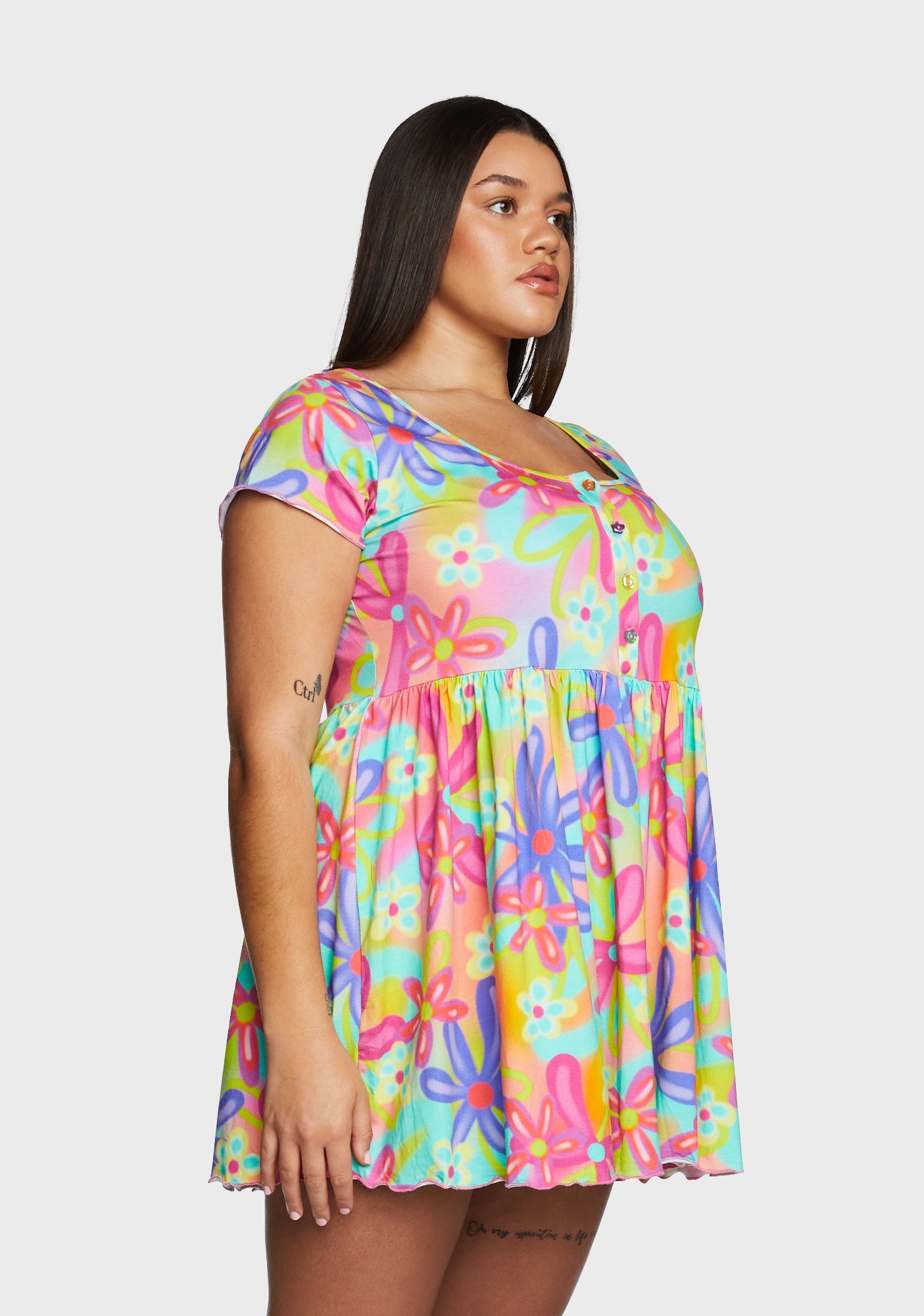 Plus Daydreamers Only Babydoll Dress – Dolls Kill