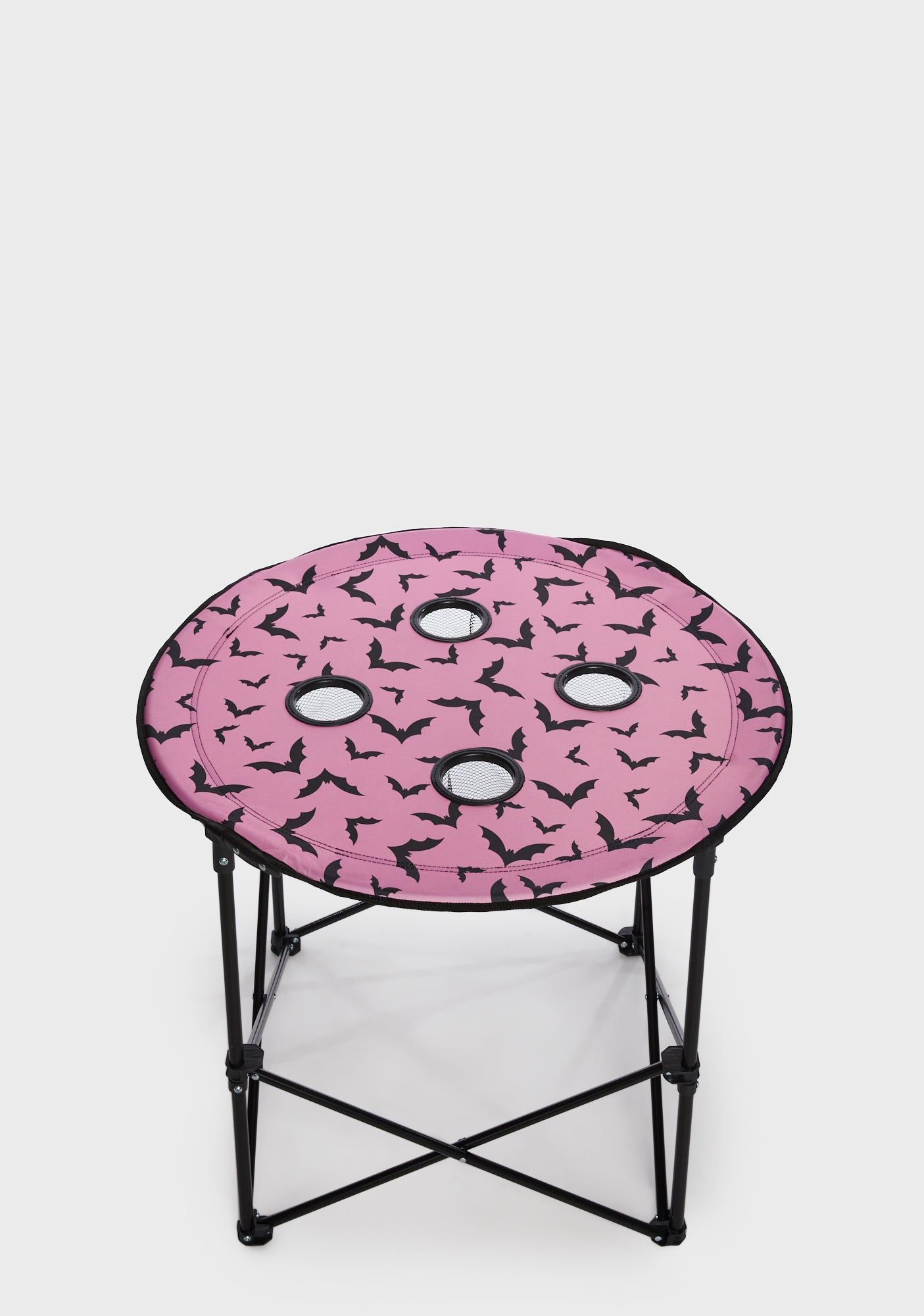 Dolls Home Bat Print Fold Out Table - Pink – Dolls Kill