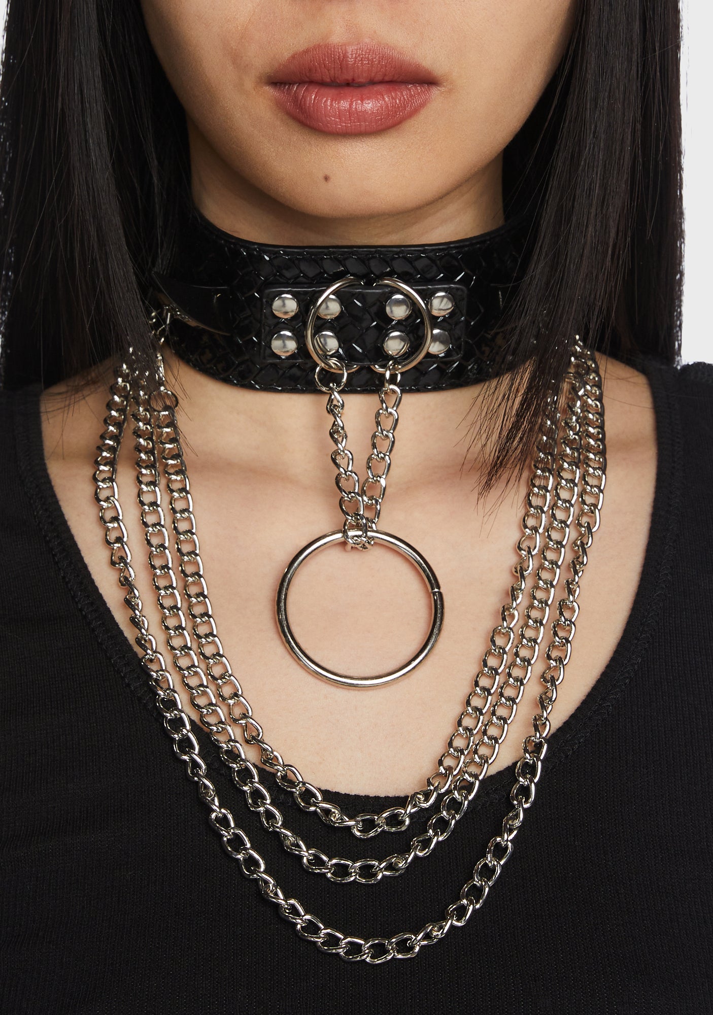 Punk Wild Python Grain Choker – Dolls Kill