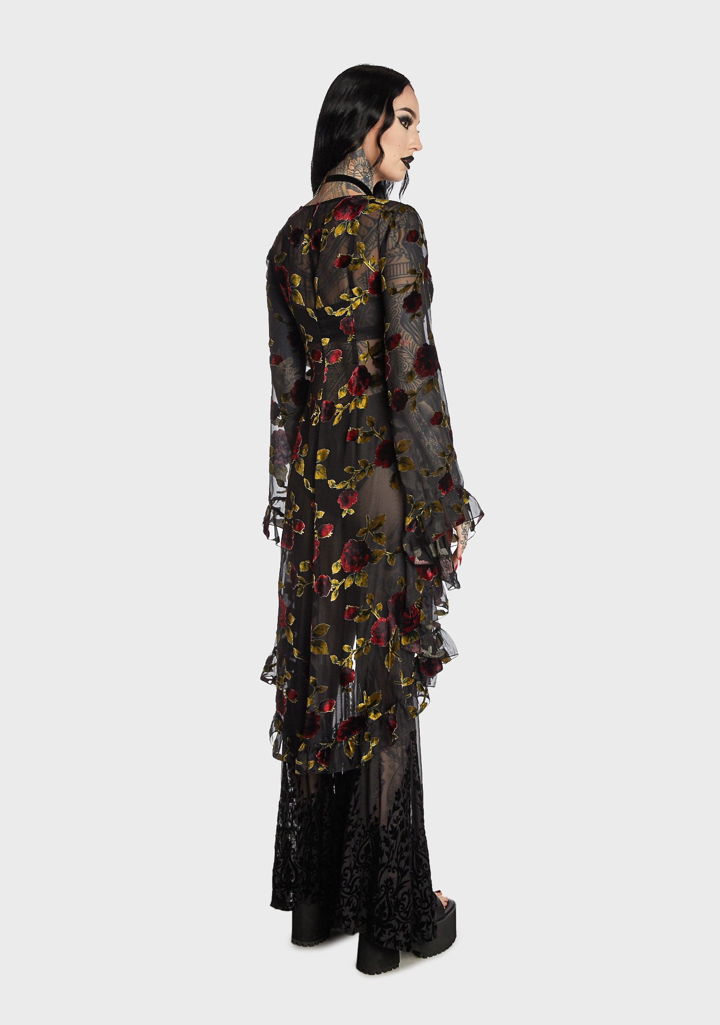 Befallen Romance Floral Duster – Dolls Kill