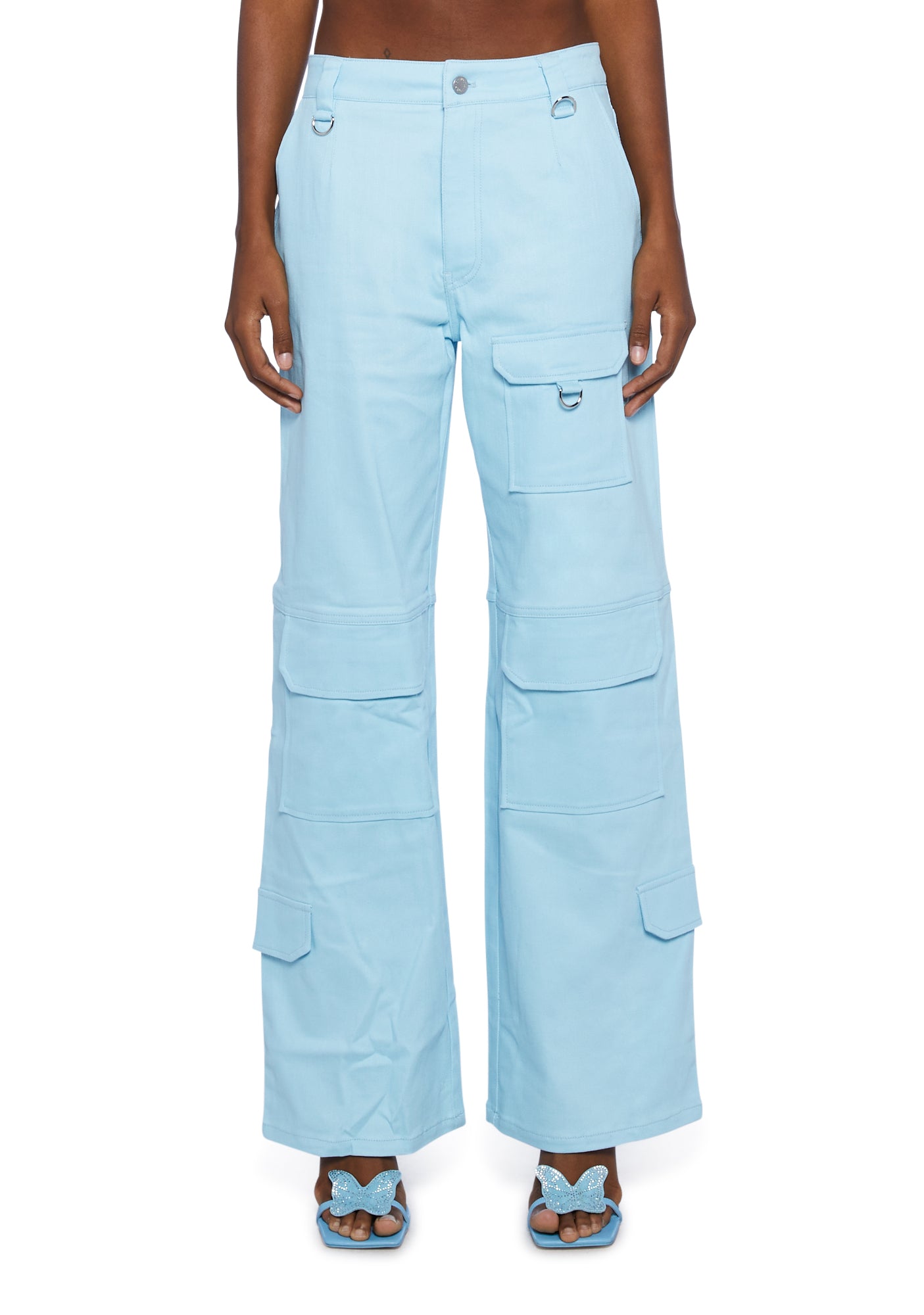 By DYLAN Fargo Jean 2.0- Blue – Dolls Kill