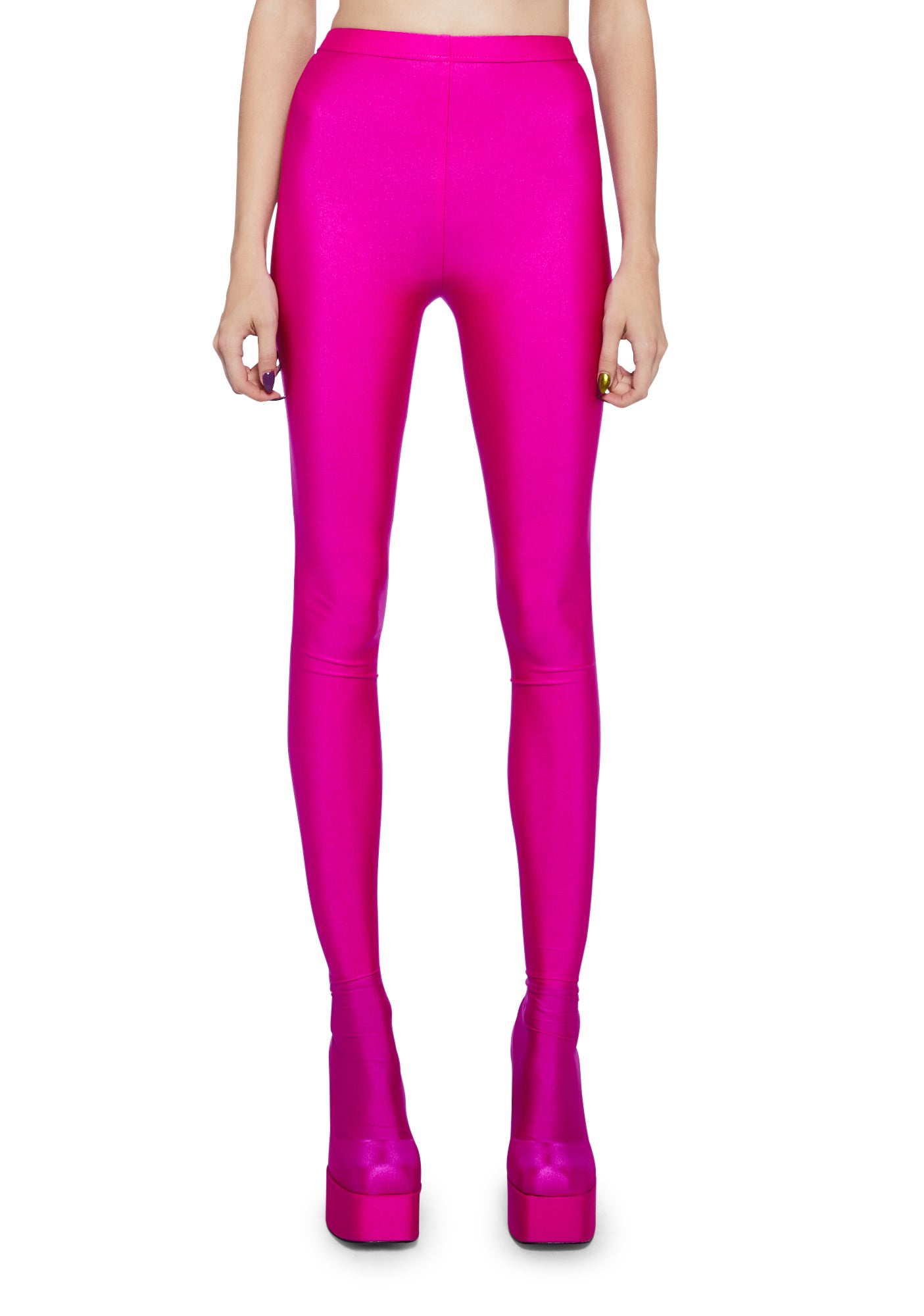 Azalea Wang Pant Platform Boots Pink – Dolls Kill