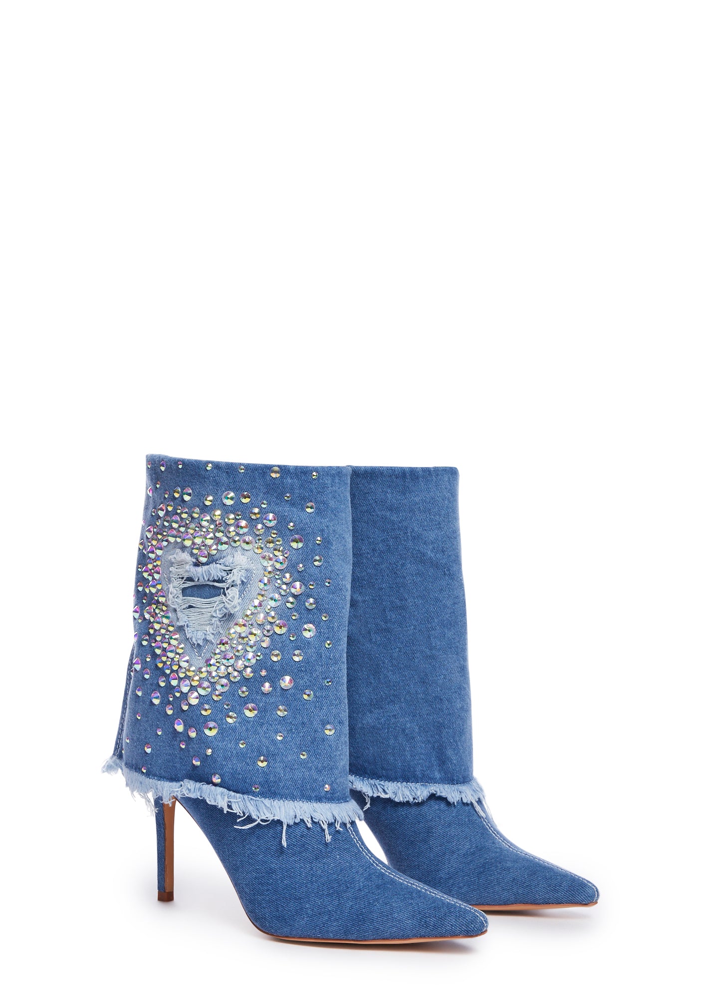 Blue Jean Ankle Boots