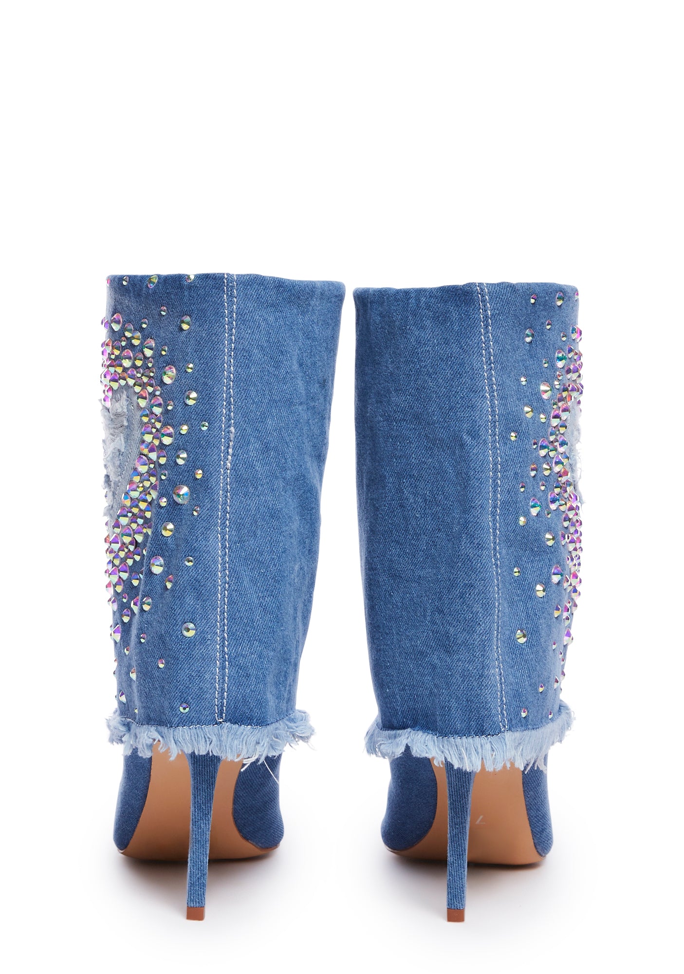 Blue Jean Ankle Boots