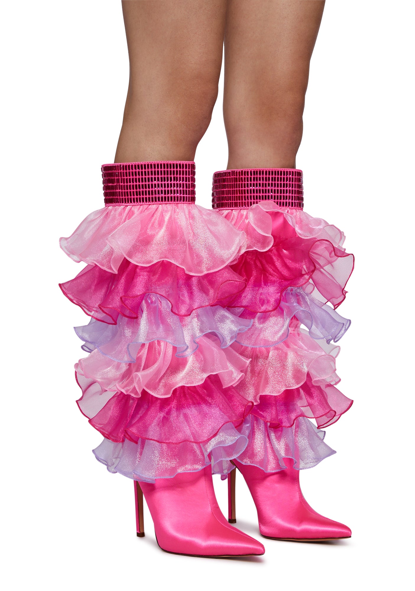 Statement Ruffle Boots – Dolls Kill