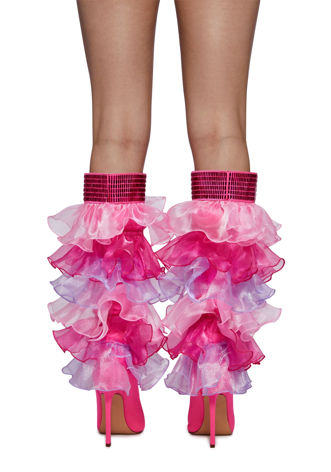Statement Ruffle Boots – Dolls Kill