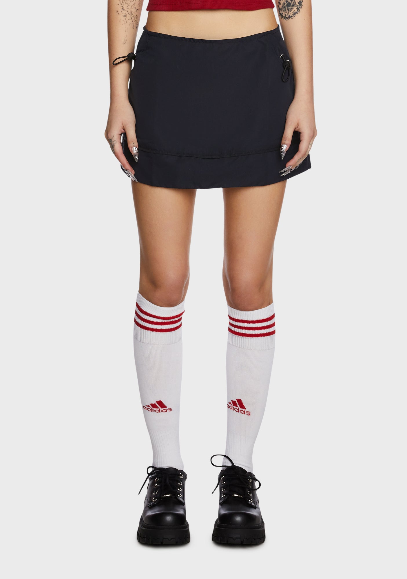 Motel Cargo Mini Skirt - Blue – Dolls Kill