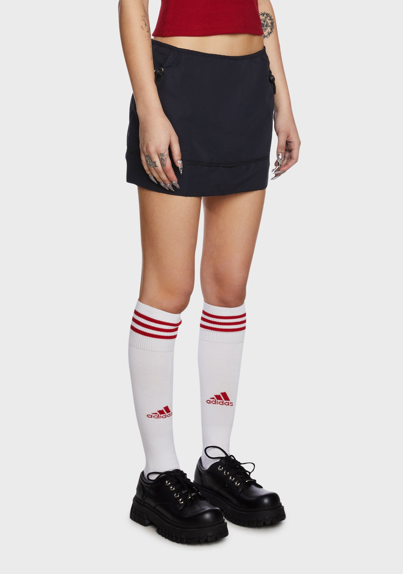 Motel Cargo Mini Skirt - Blue – Dolls Kill