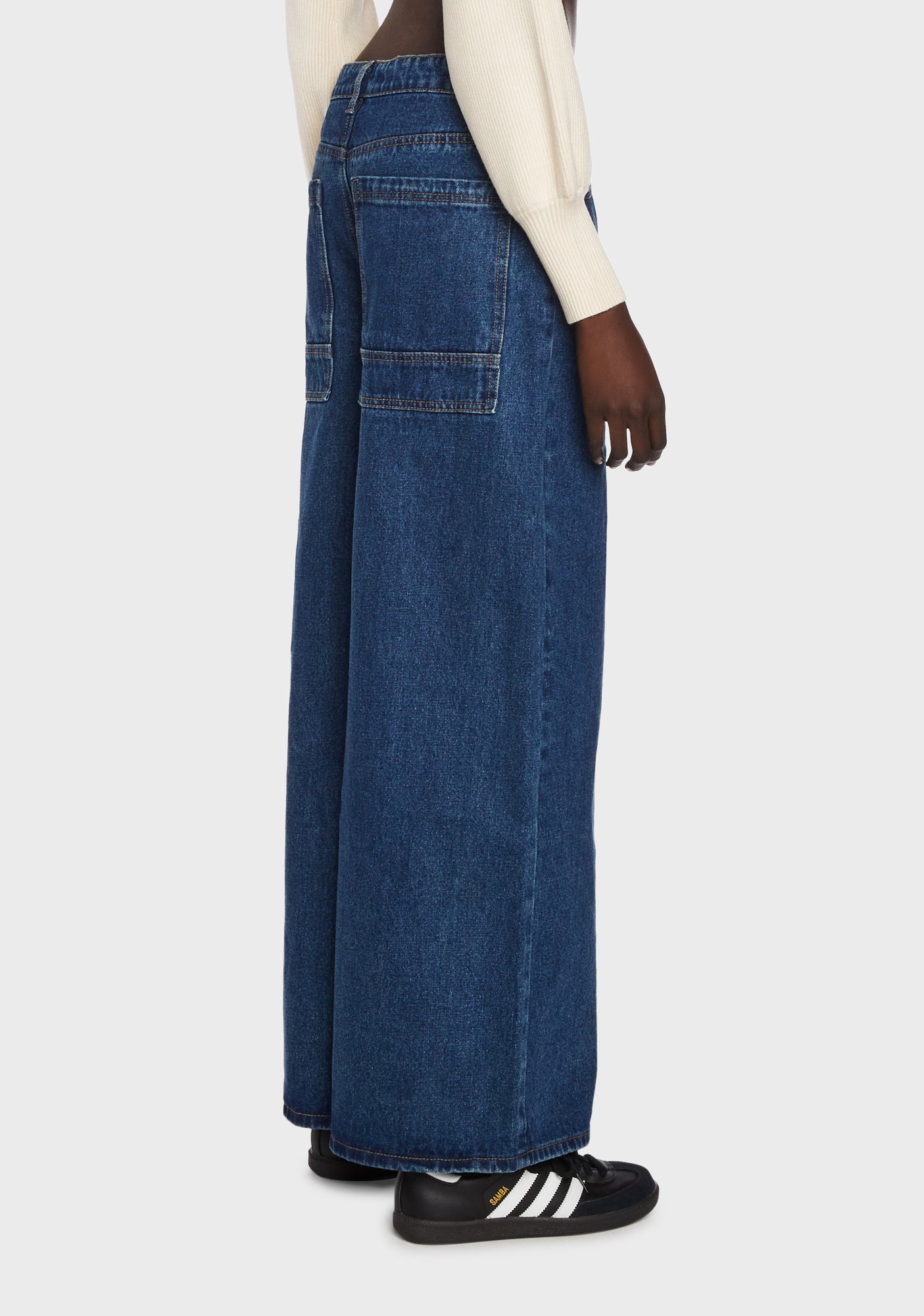 Rocksi Low Rise Wide Leg Jeans – Dolls Kill