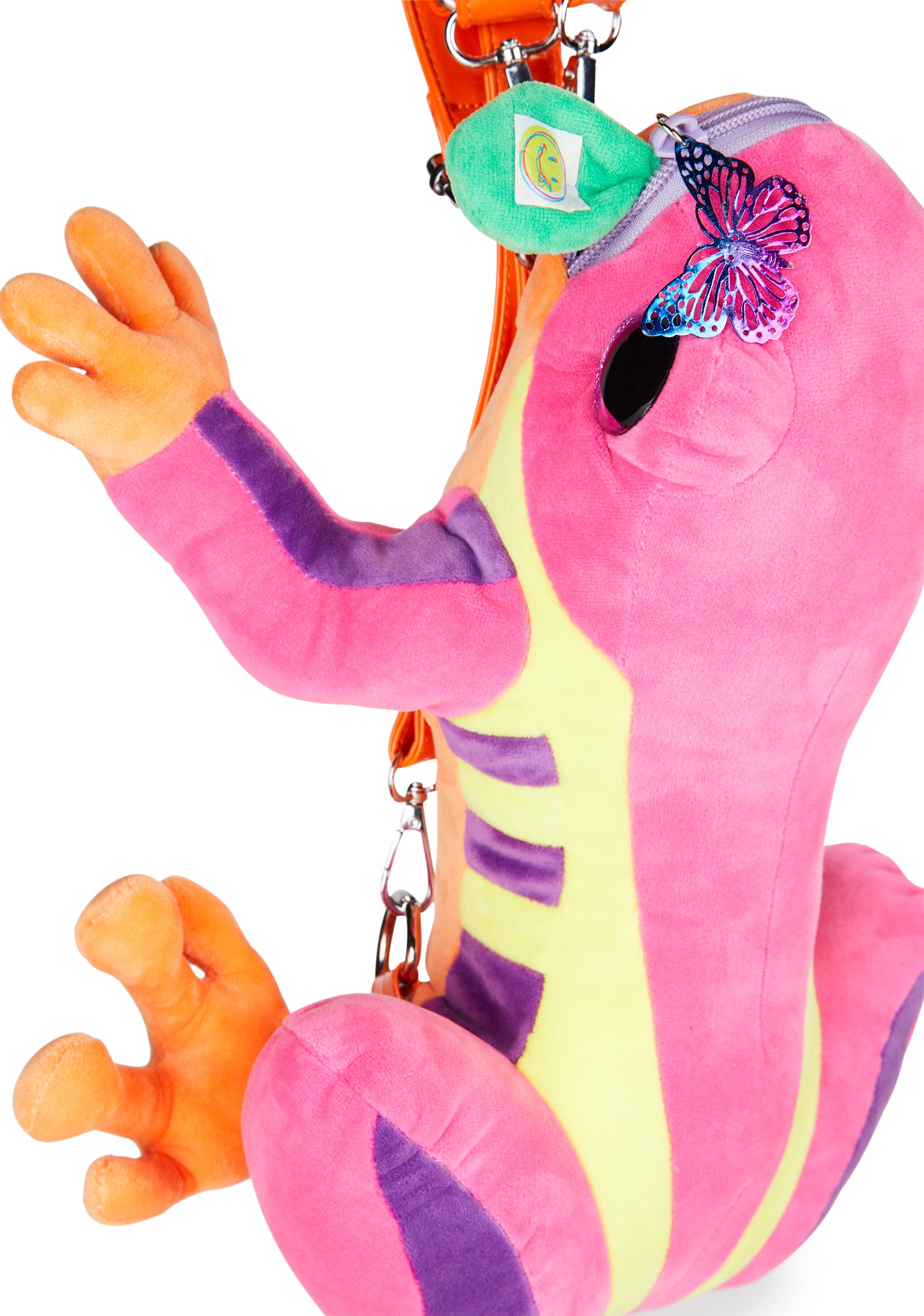 Current Mood Tree Frog Plush Backpack - Multi – Dolls Kill