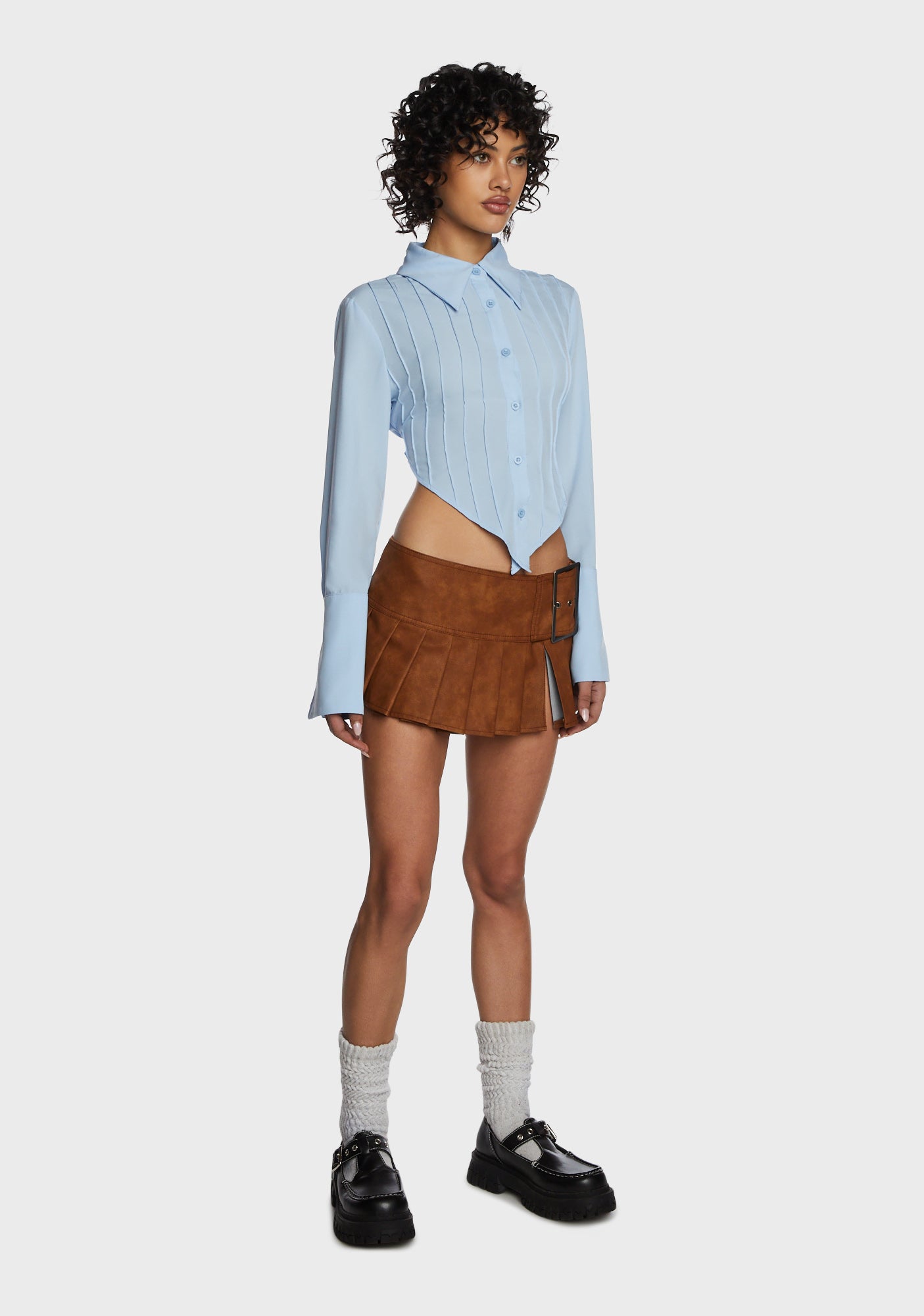 Prepped Up Button-Up Blouse – Dolls Kill