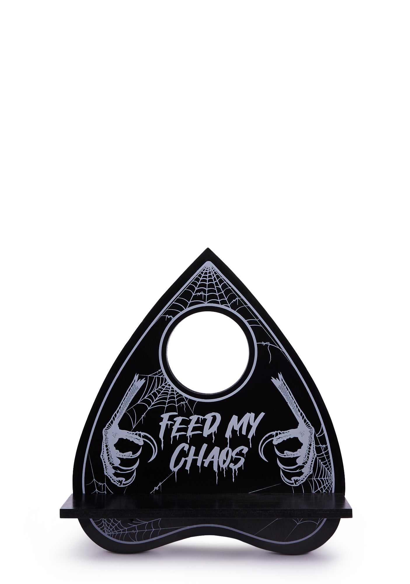 Dolls Home Feed My Chaos Planchette Shelf - Black – Dolls Kill