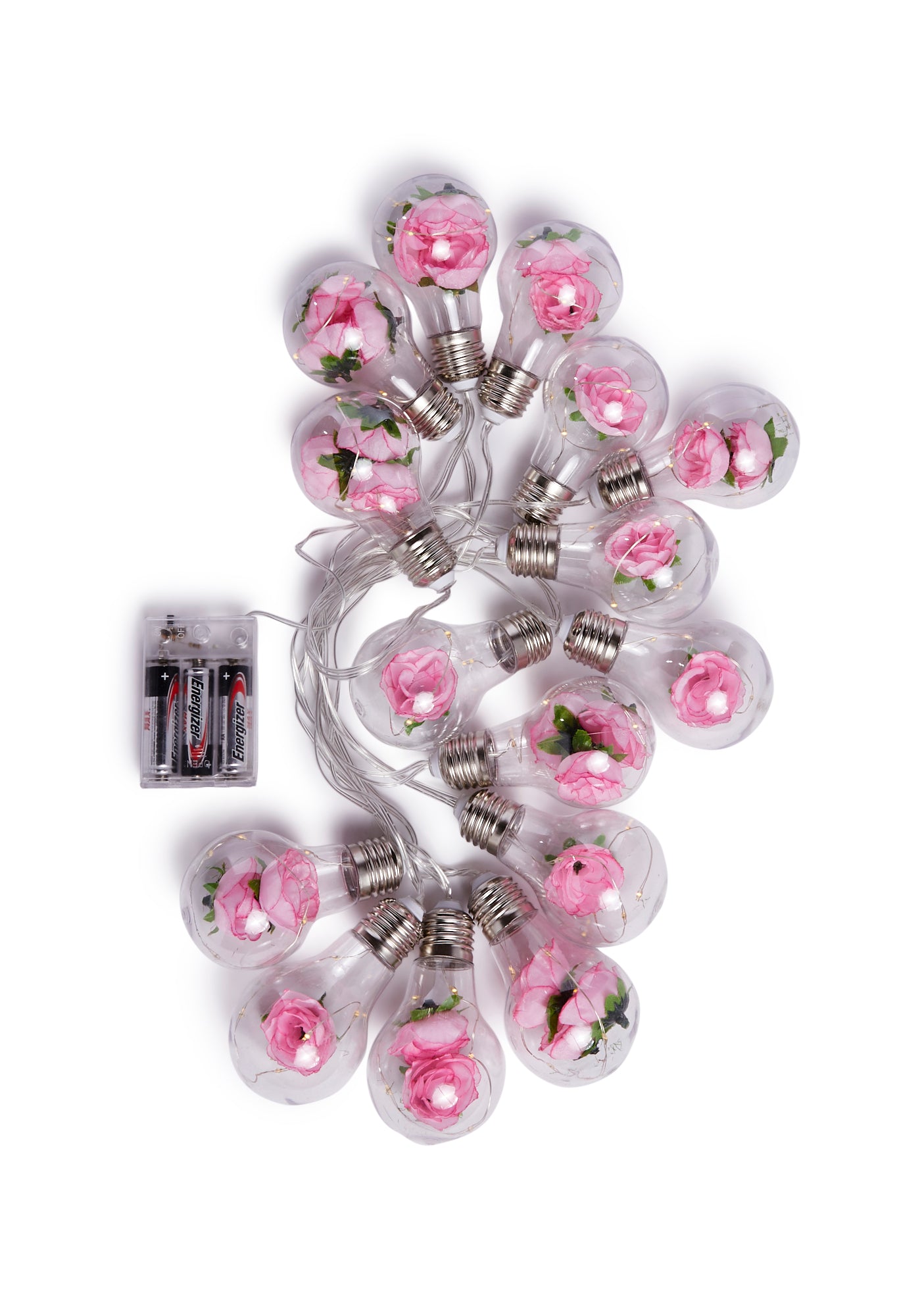 Dolls Home Flower Light Bulb String Lights - Pink – Dolls Kill