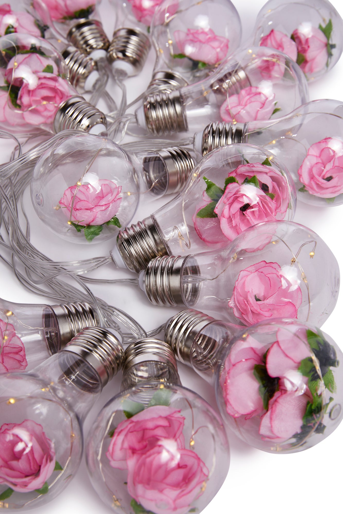 Dolls Home Flower Light Bulb String Lights - Pink – Dolls Kill