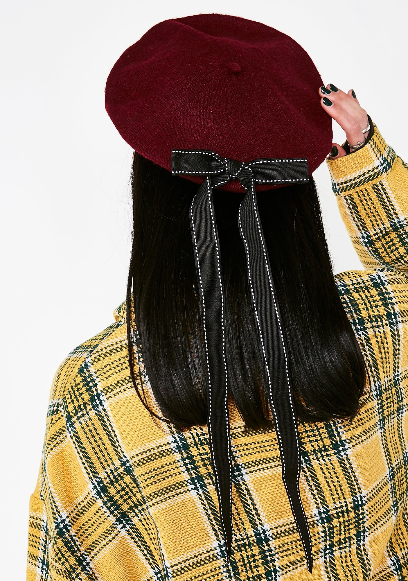 Honor Bound Bow Beret – Dolls Kill