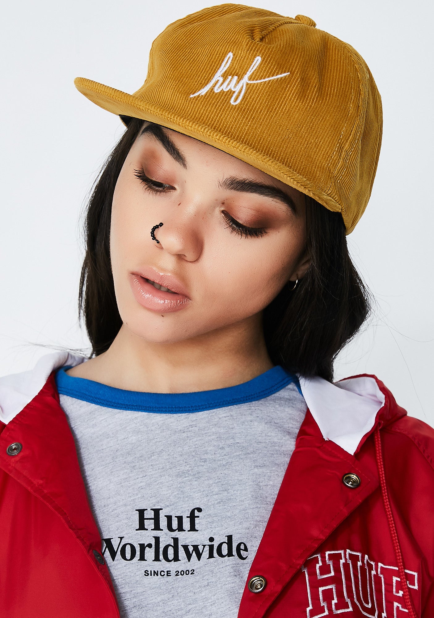 Script Corduroy Snapback – Dolls Kill