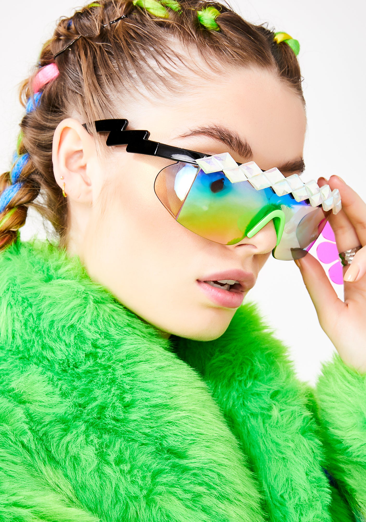 Sparkle Sport Sunglasses – Dolls Kill