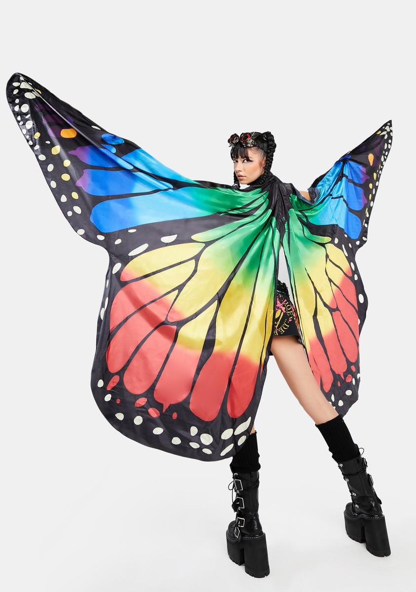 Rainbow Butterfly Wings - Multi – Dolls Kill