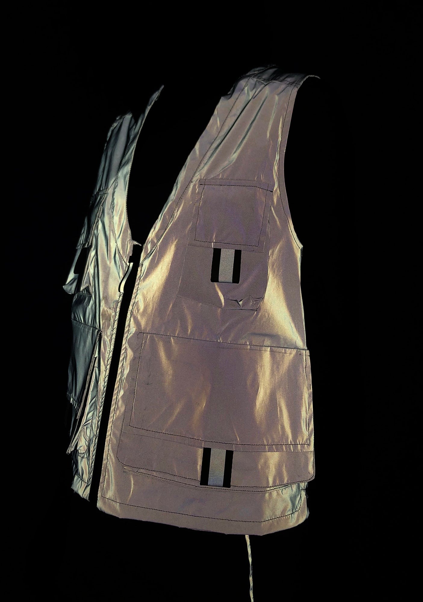 Reflective Cargo Vest – Dolls Kill