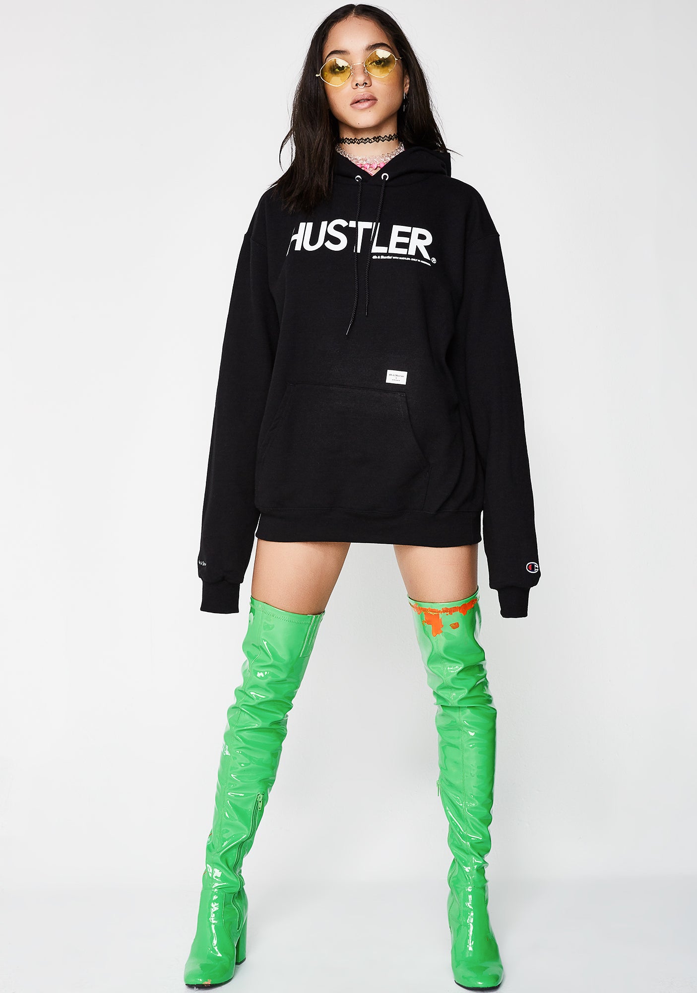 x Hustler Hoodie – Dolls Kill