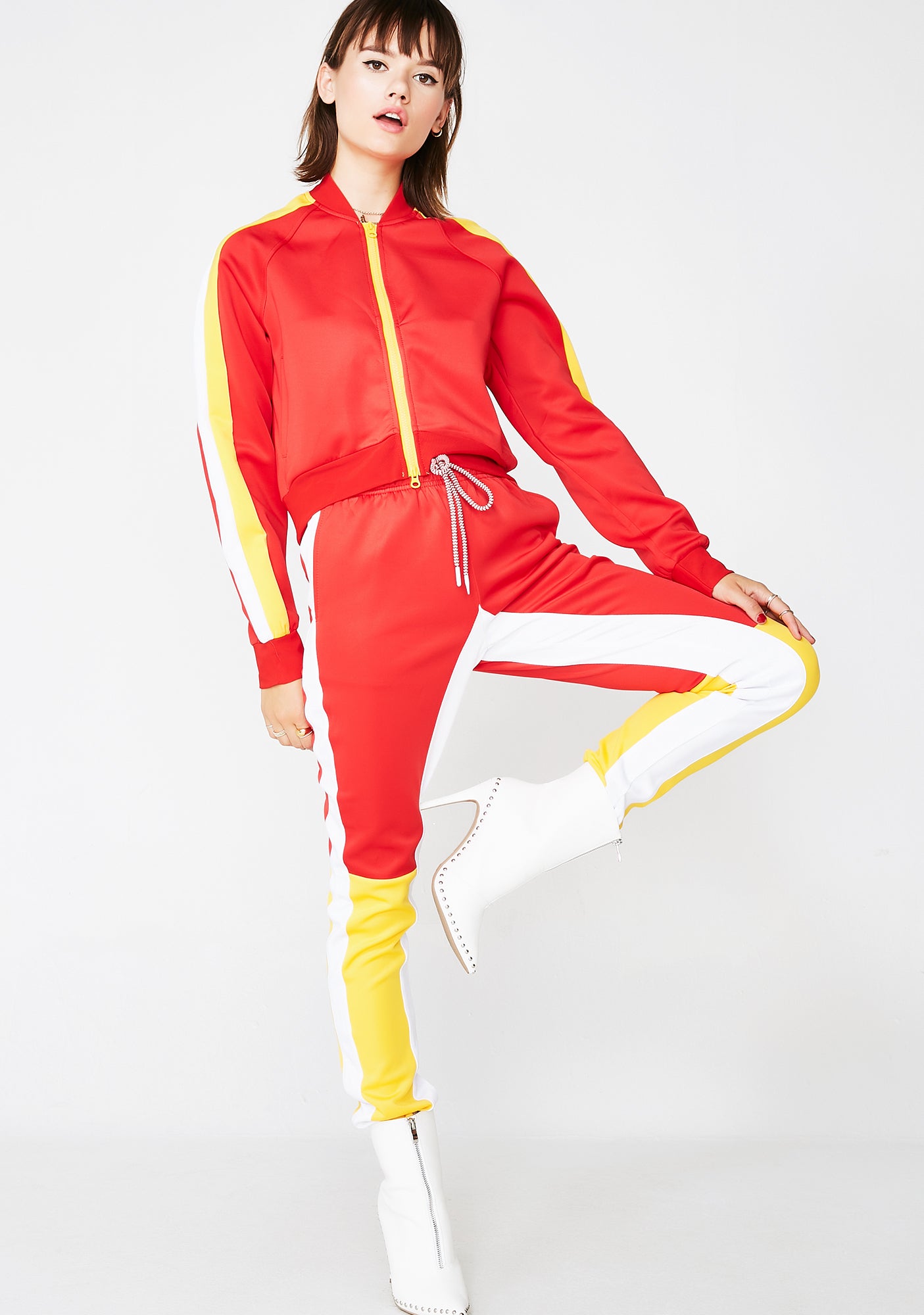Colorblock Zip Track Set – Dolls Kill