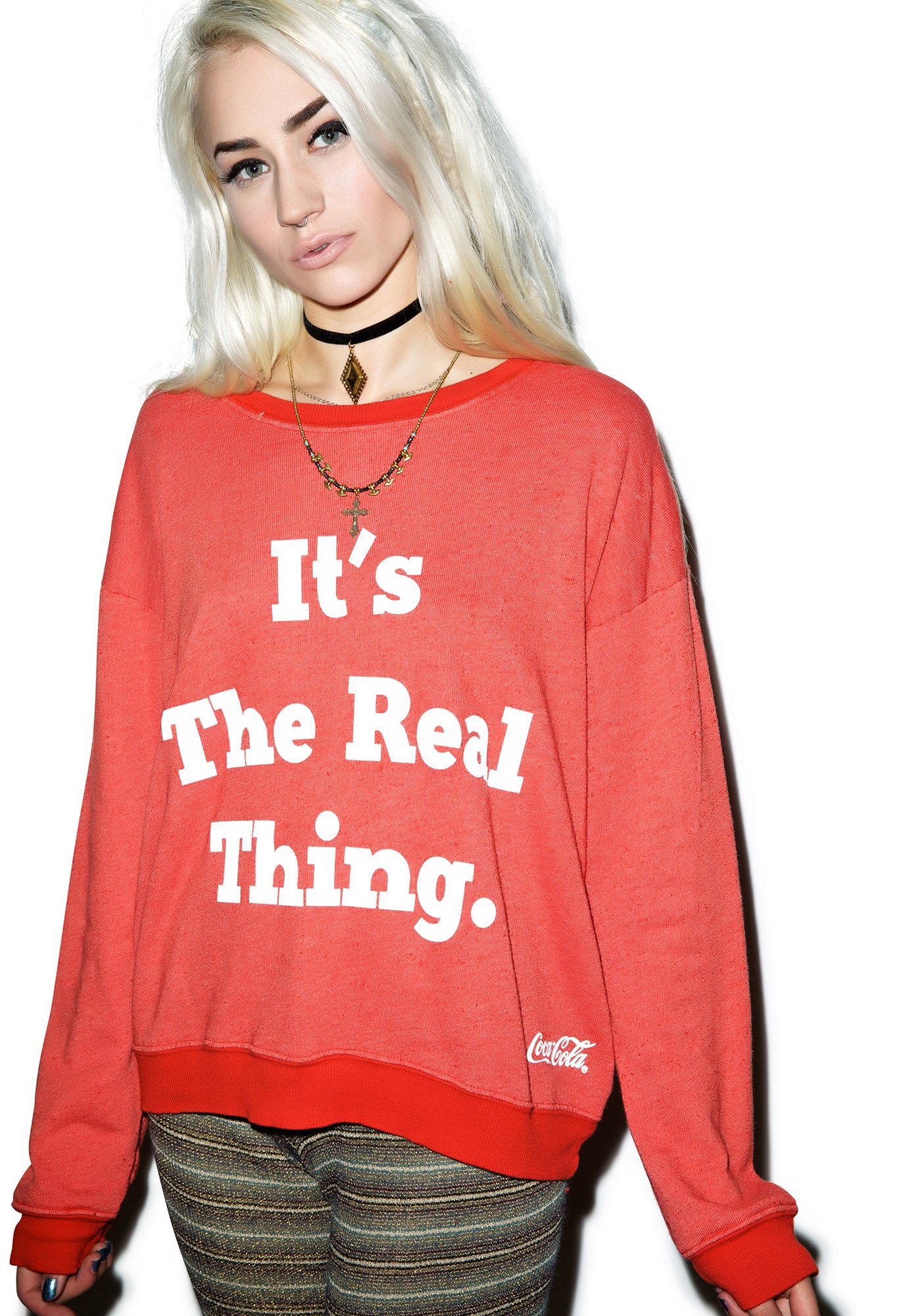 The Real Thing Pullover Oversized Sweatshirt – Dolls Kill