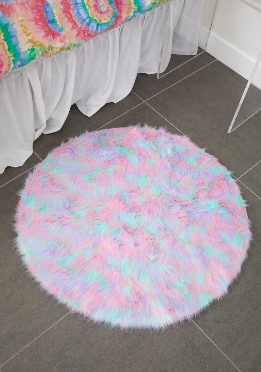 Dolls Home Shag Fur Rug - Rainbow – Dolls Kill