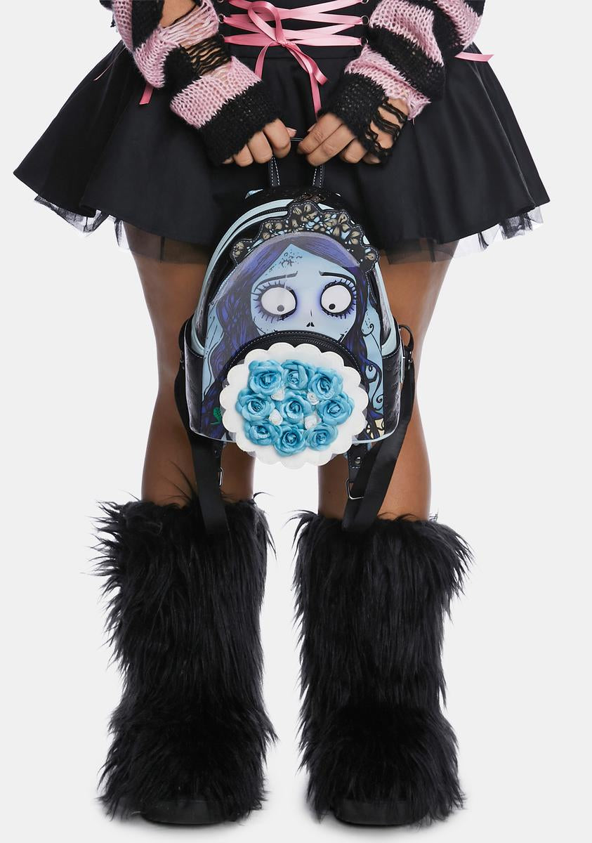 Loungefly Corpse Bride Bouquet Backpack - Blue – Dolls Kill