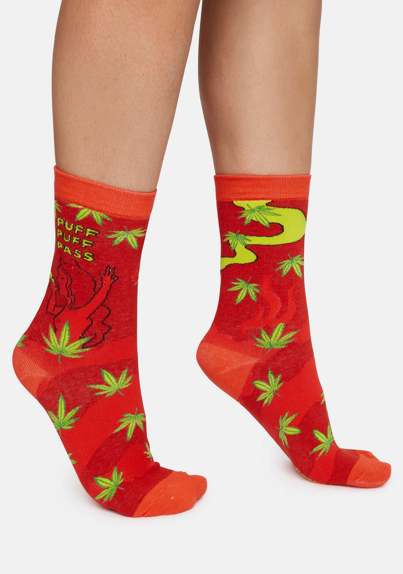 Puff Puff Pass Crew Socks – Dolls Kill