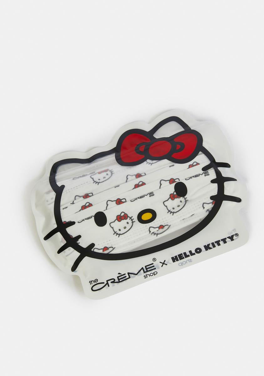 The Crème Shop X Hello Kitty 3-Ply Protective Face Mask – Dolls Kill